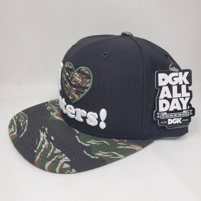 Dgk DGK I heart haters Tiger Camo Snapback Hat | Grailed