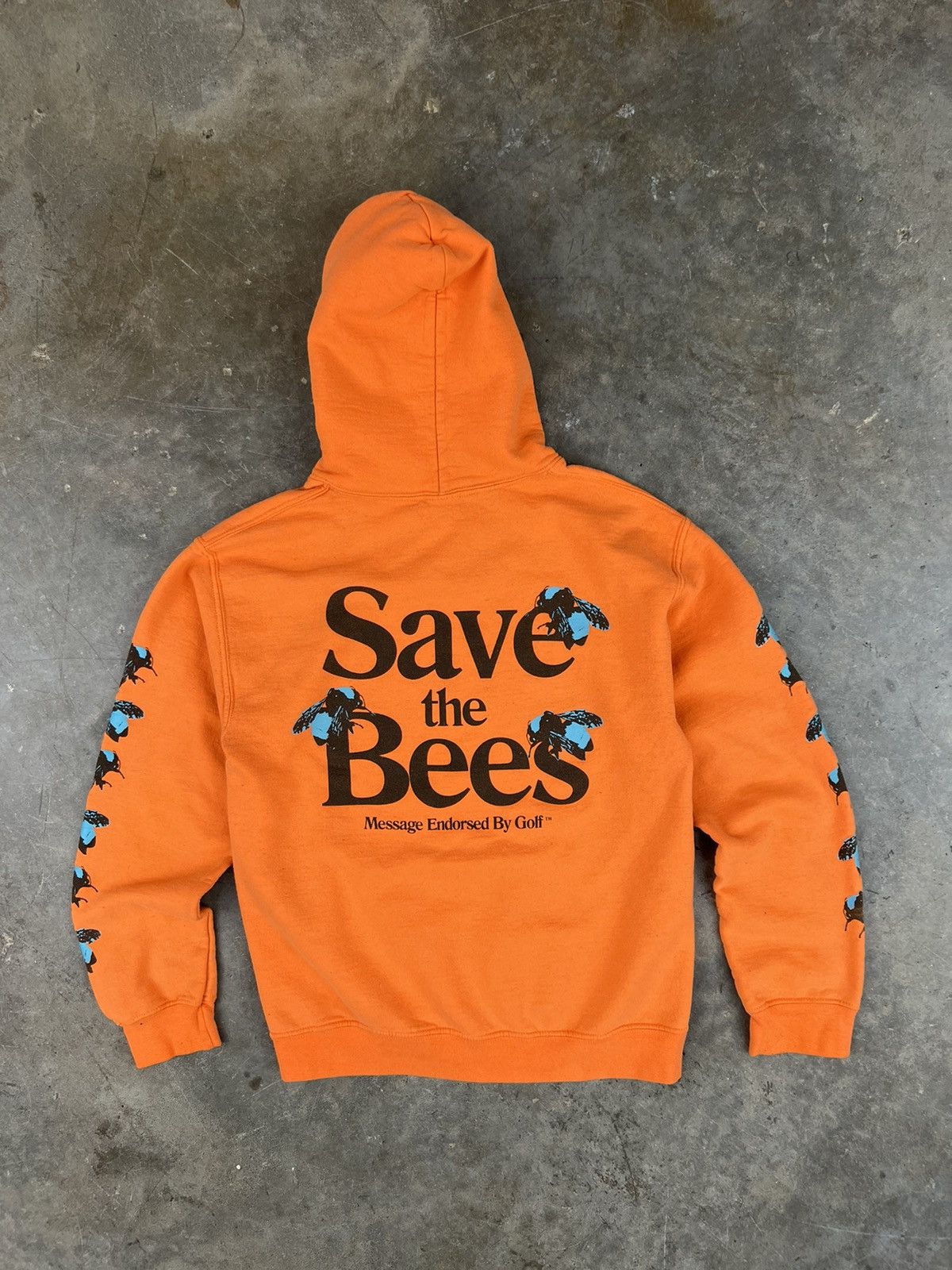 Golf Wang Golf Wang Save The Bees Orange Logo Hoodie Small ️🥣 Tyler ...