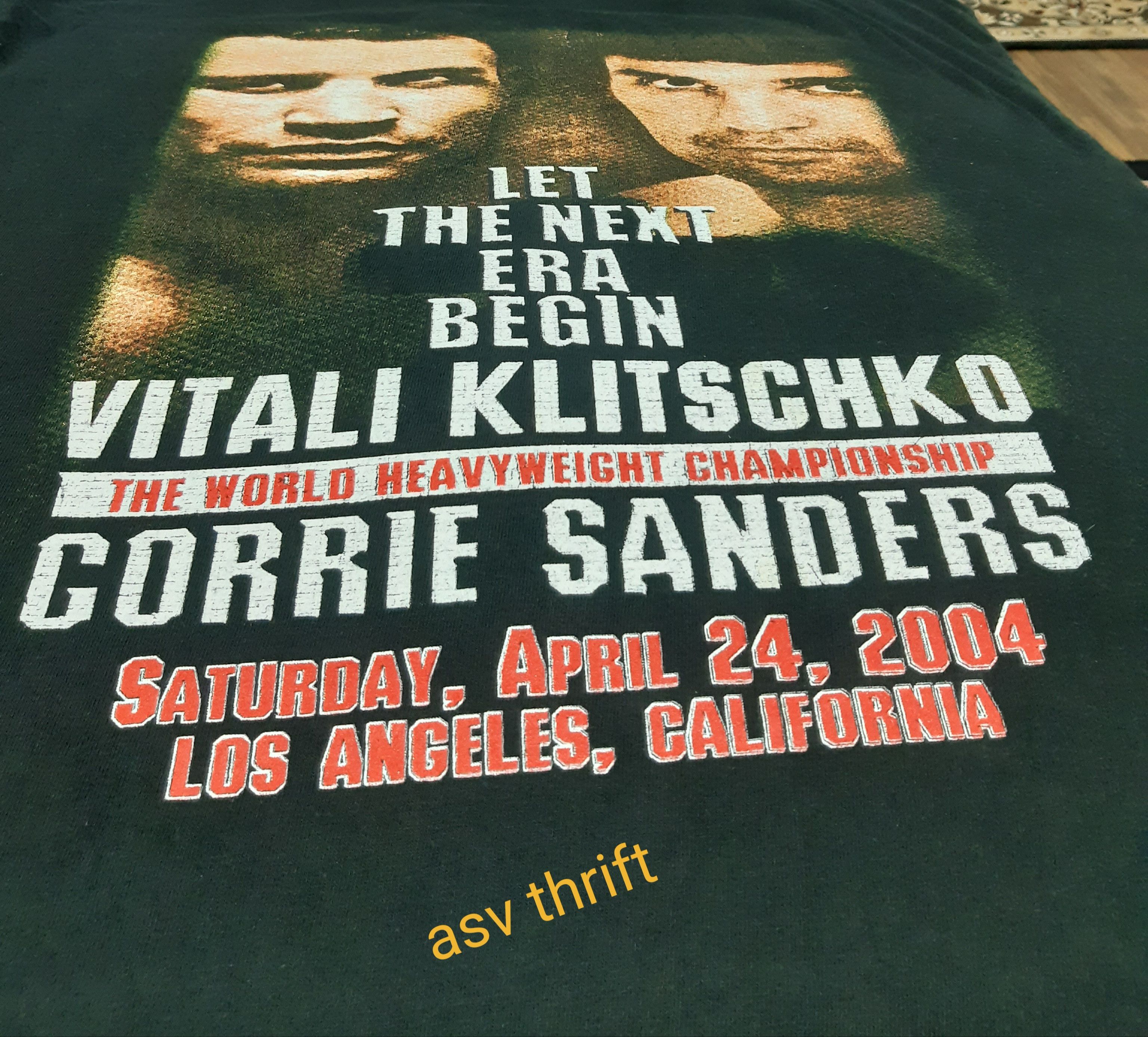Vintage × WWE × WWF RARE !!! Vintage WBC Vitali Klitschko v Corrie ...