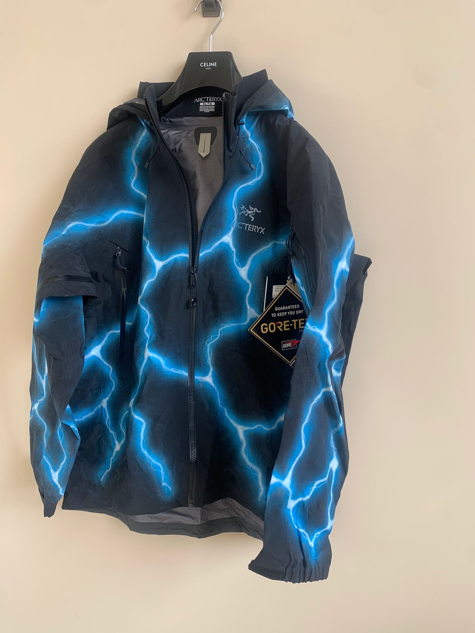 Arc'Teryx Theta AR Jacket With Custom Spray Paint Design | Grailed