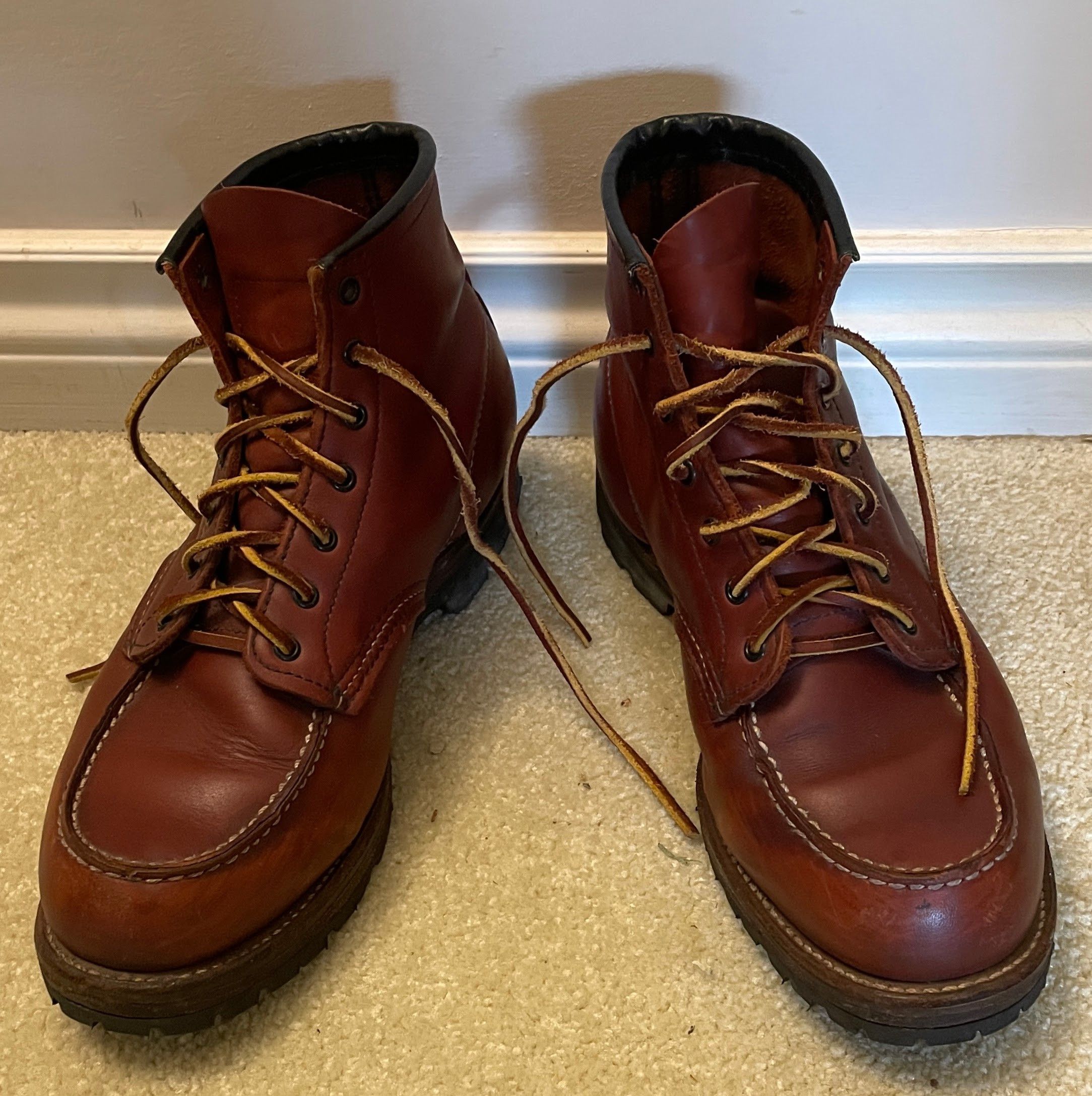 Red Wing RARE 100th Anniversary 8282 Moc Toe Boots/Shoes- 9.5/10 | Grailed