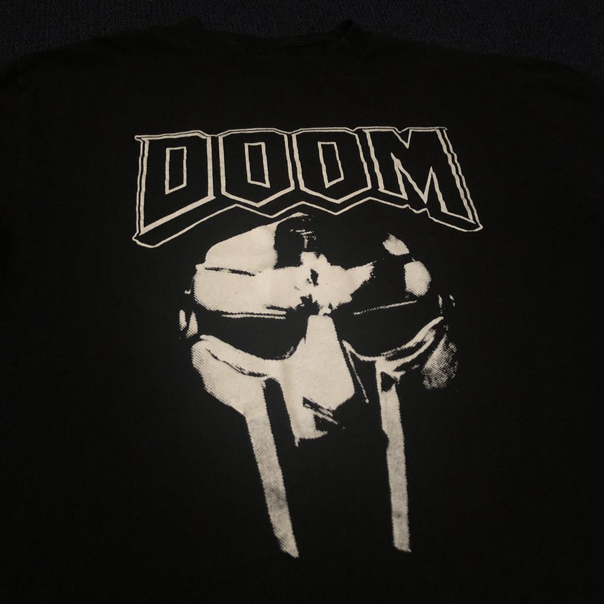 Vintage Vintage 2000s MF Doom Metalfaced Graphic Logo Rap Tee Shirt ...