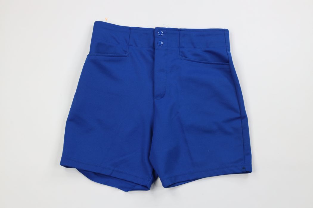 Vintage Vintage 80s Above Knee Coaches Coach Shorts Blue Polyester ...