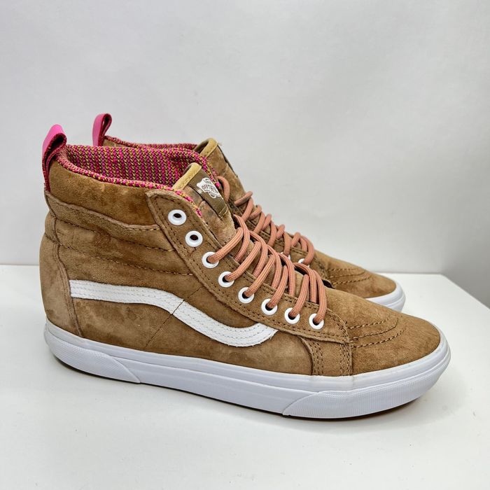 Vans Vans Sk8-Hi Shoes Brown Scotchgard 3M Suede Leather | Grailed