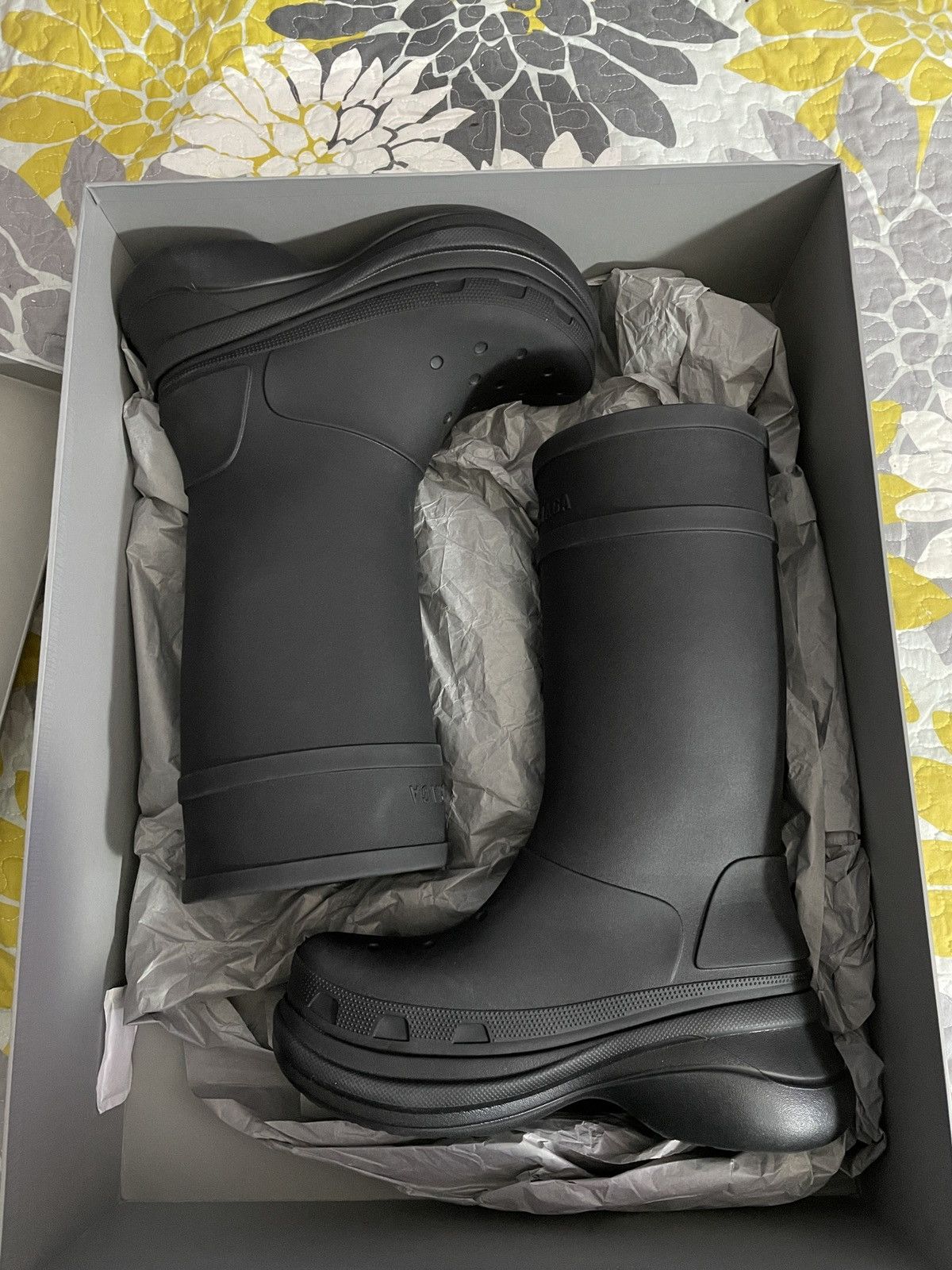 Balenciaga Balenciaga Croc Boots | Grailed