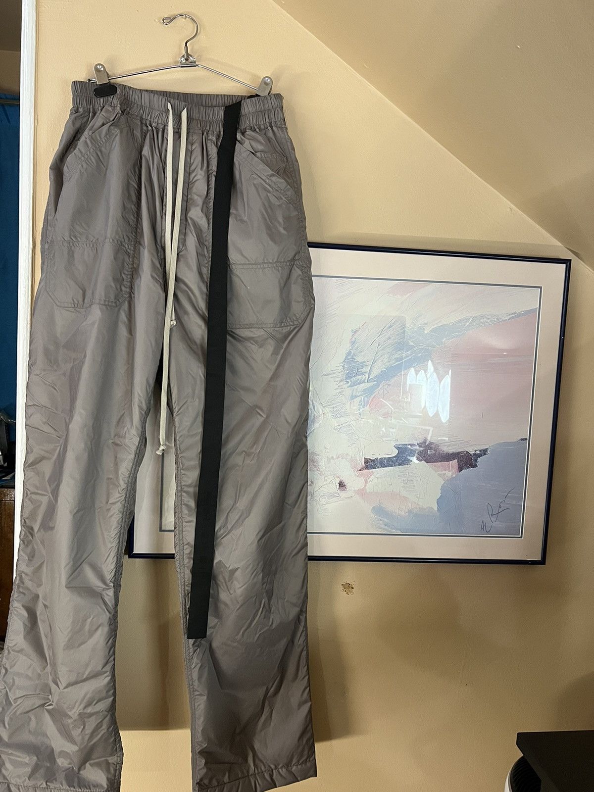 Rick Owens × Rick Owens Drkshdw Rick Owens Drkshdw Grey Nylon Lounge ...