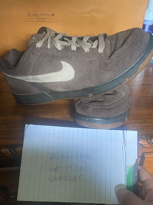 Nike Nike SB Dunk Low Mocha E-Cue Anthracite Baroque Brown 2007 | Grailed