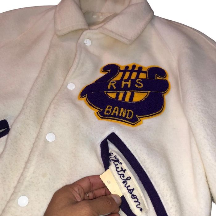 Vintage Vintage 60s RICHARDSON RHS Band Wool Letterman Jacket | Grailed