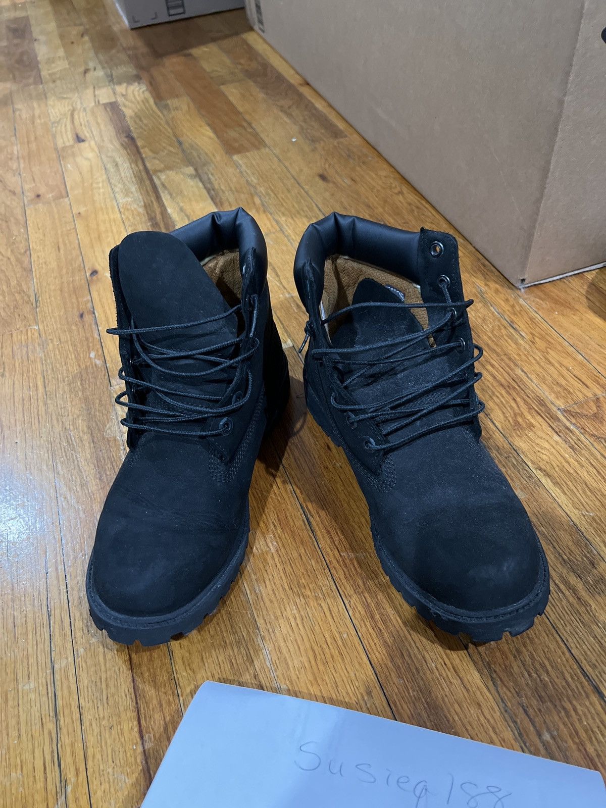 Timberland Timberland construction boot black | Grailed