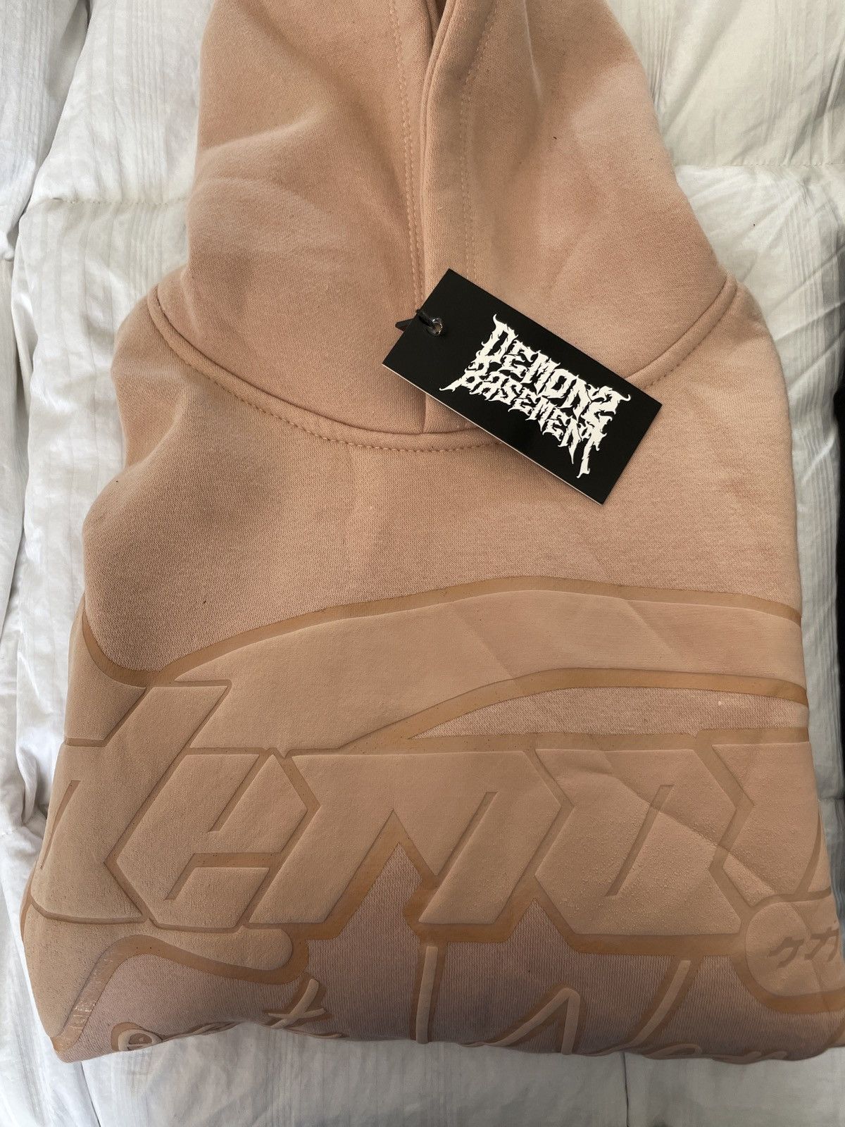 Japanese Brand × Vintage Beige Demons Basement Hoodie | Grailed