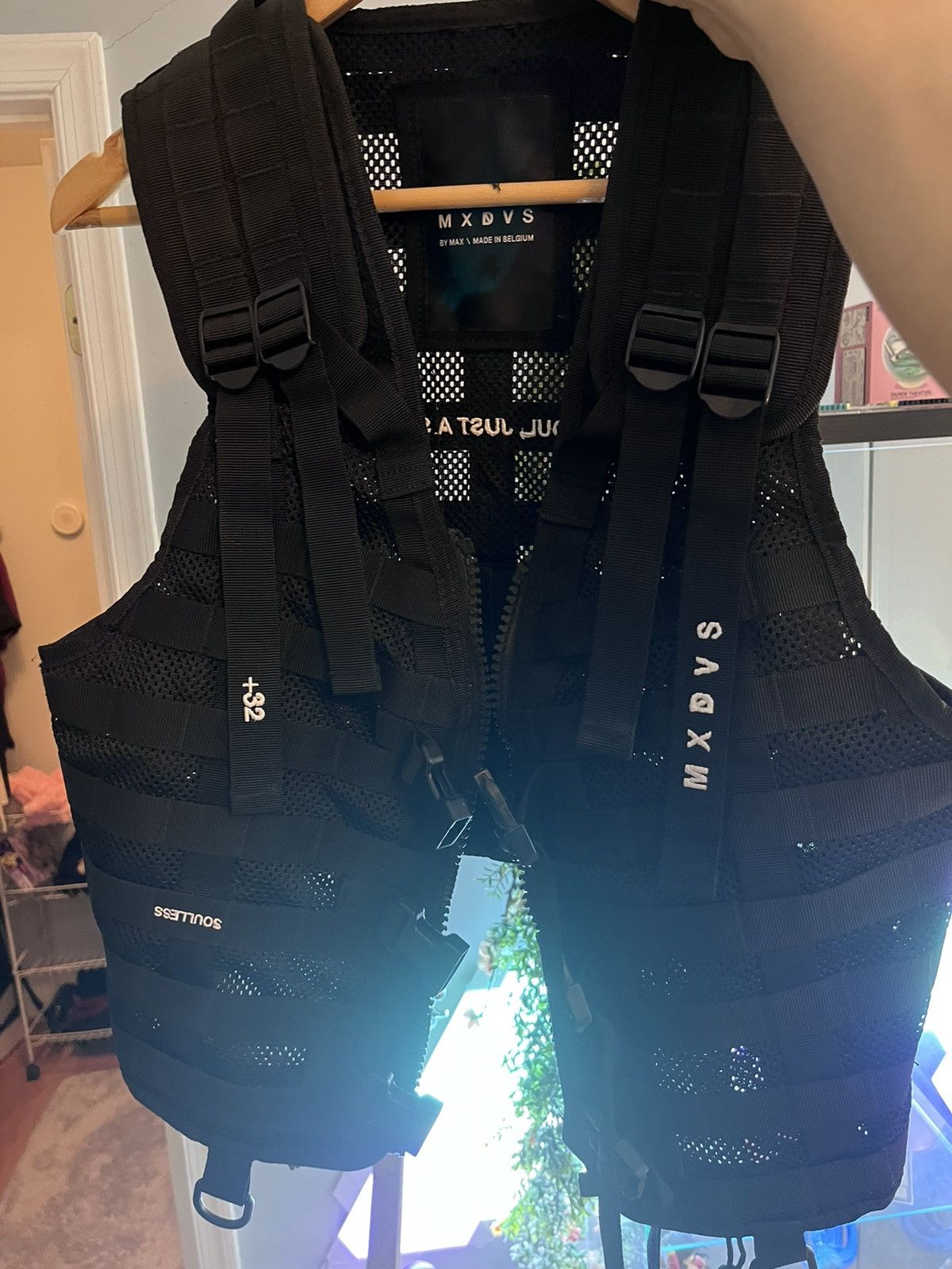 MXDVS MXDVS “no soul, just a shell” vest by Max Reynerds | Grailed