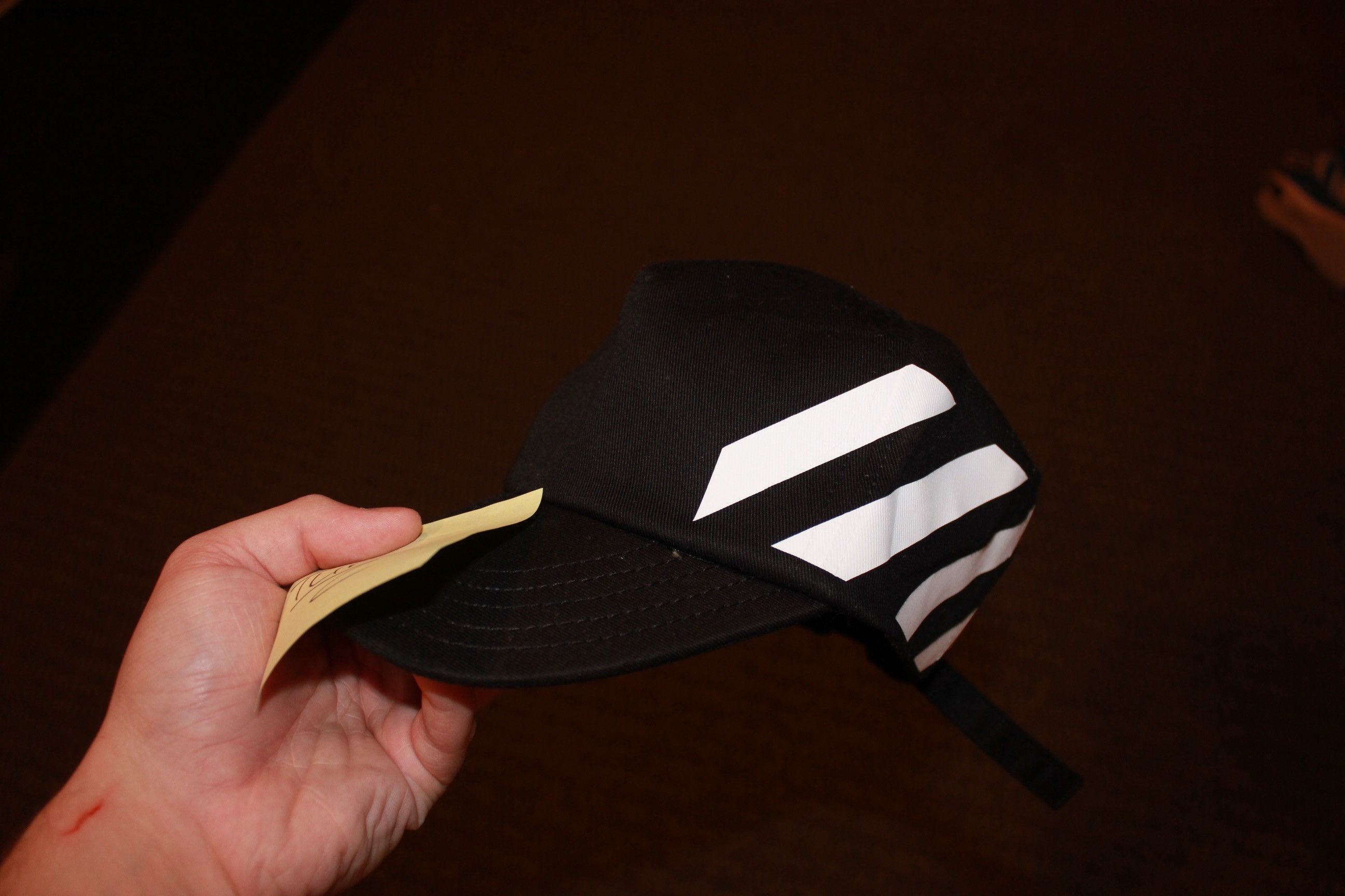 Off-White Striped Cap | Grailed