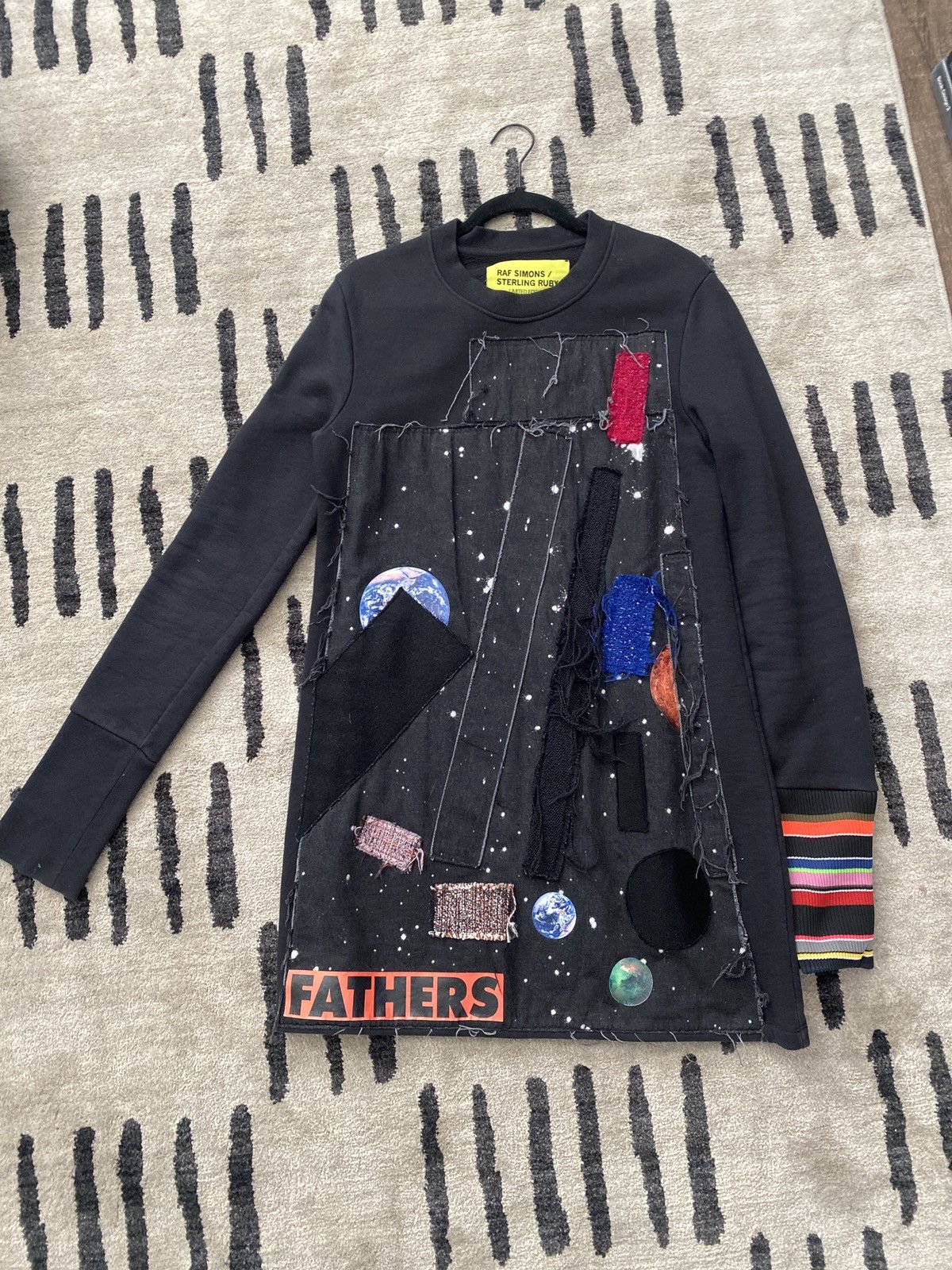 Raf Simons AW2014 Raf Simons Sterling Ruby Father Patchwork Crewneck ...
