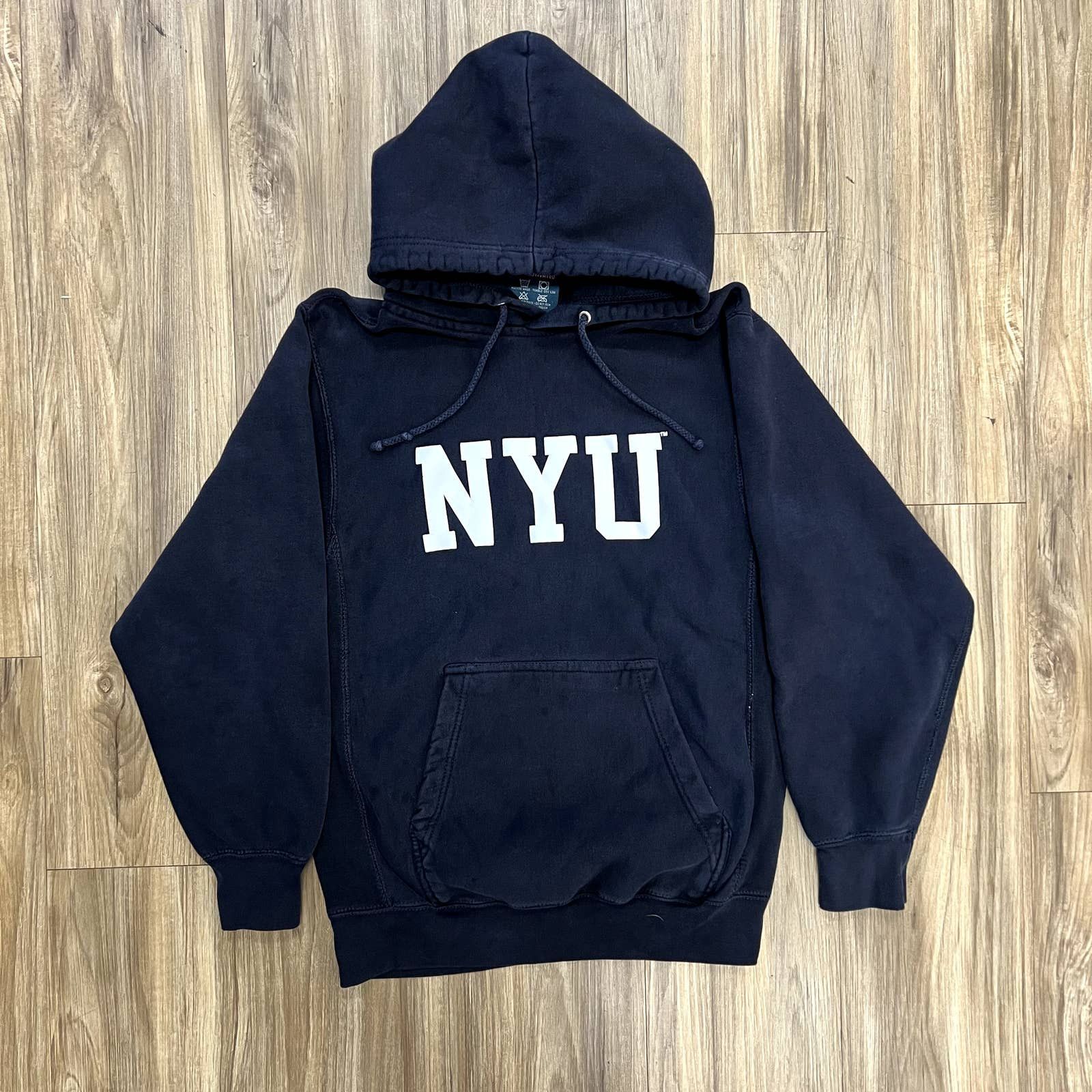 Other Vintage NYU MV Sport Pro Weave Hoodie | Grailed