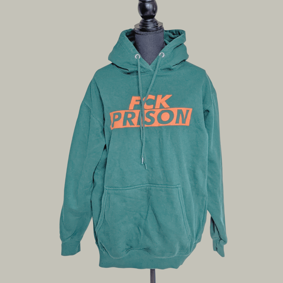 Vintage FCK Prison green and orange hoodie size L | Grailed