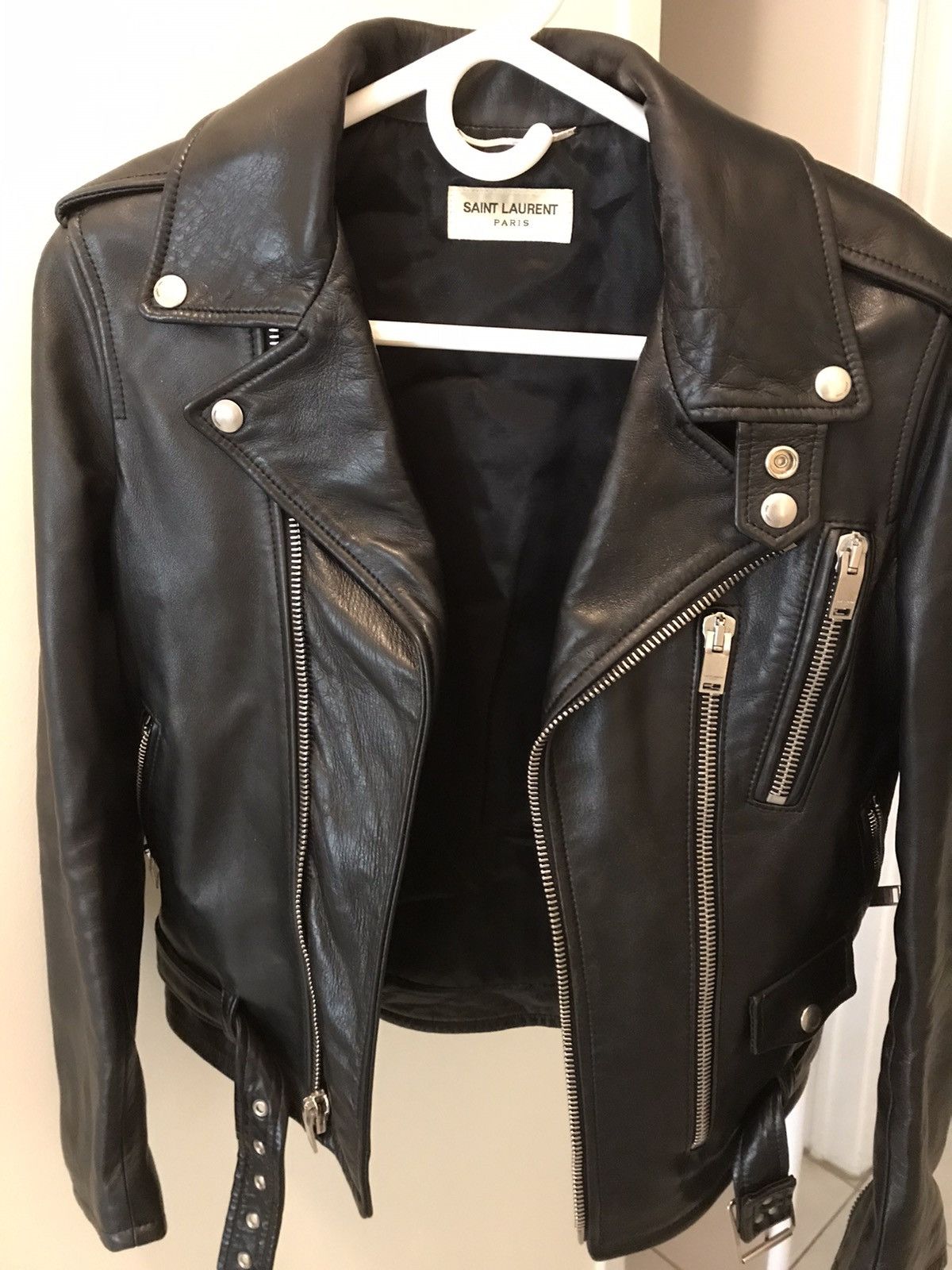 Saint Laurent Paris SLP FW13 1/1 CAMPAIGN SAMPLE L17 Leather Moto ...