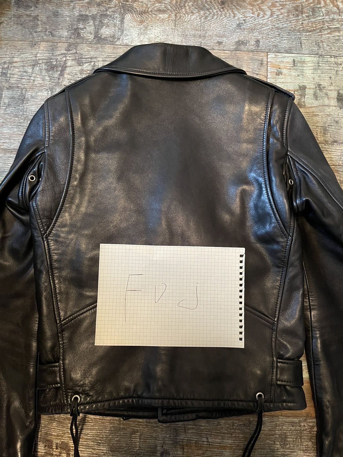 Saint Laurent Paris SLP FW13 1/1 CAMPAIGN SAMPLE L17 Leather Moto ...
