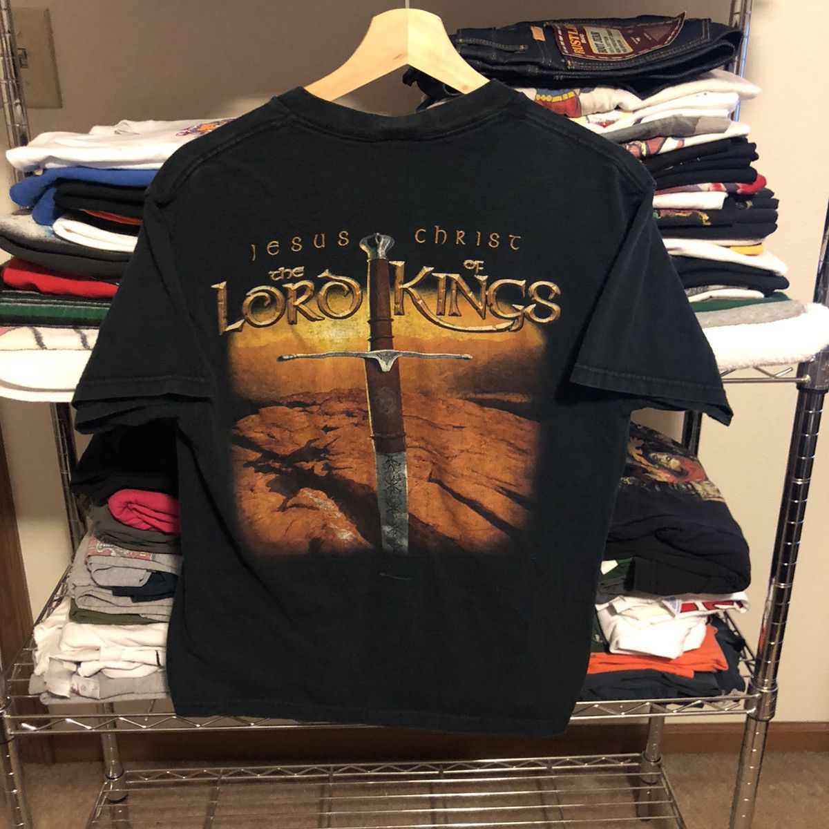 Fruit Of The Loom × Streetwear × Vintage Vintage Lord Of Kings Jesus ...