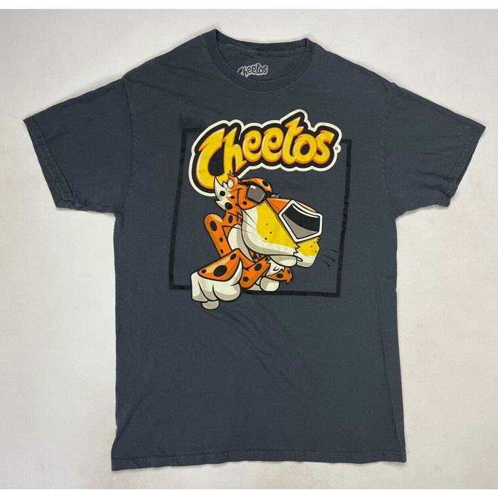 Vintage Cheetos Chester Cheetah Graphic T-shirt Men Adult Medium Gray ...