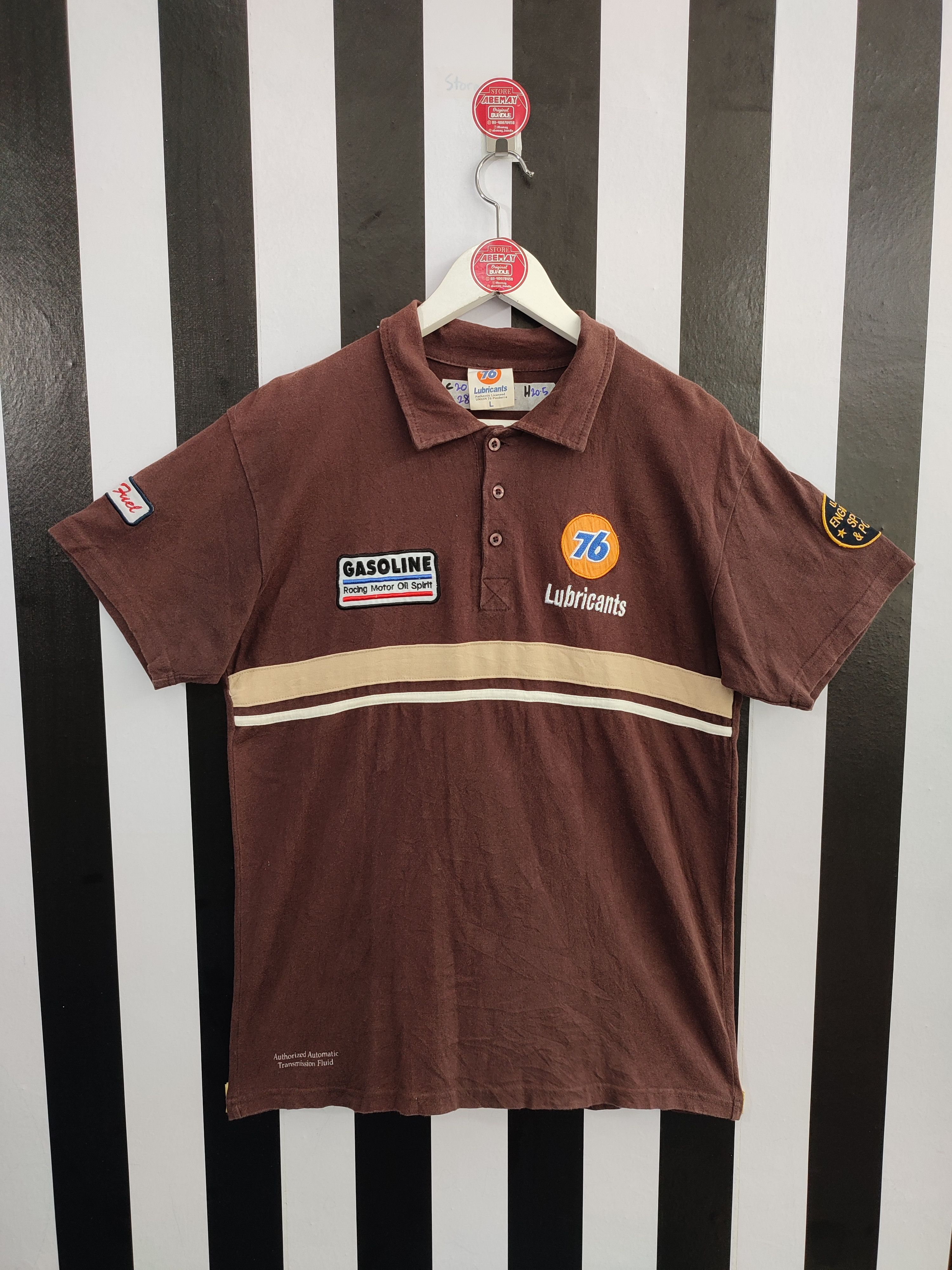 Japanese Brand × Very Rare × Vintage 76 Lubricant Polo Very Rare | Grailed