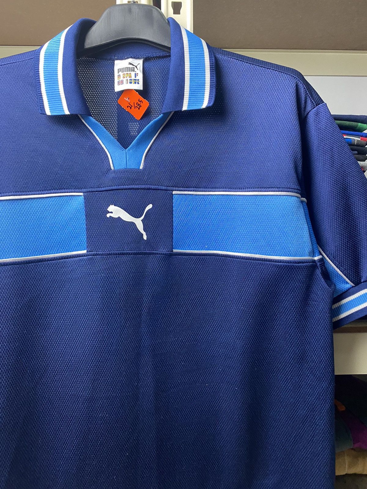 Vintage Vintage Puma Soccer Jersey Centre Logo | Grailed