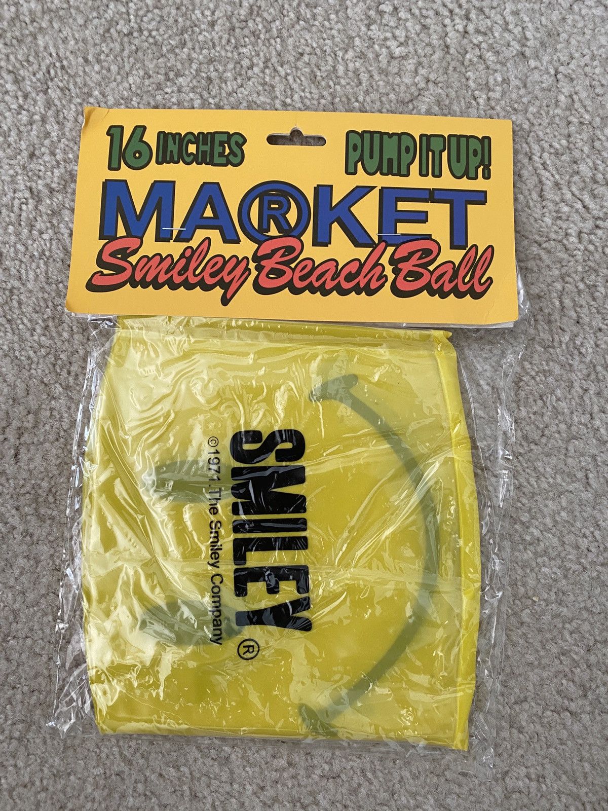Market Smiley beach ball | Grailed