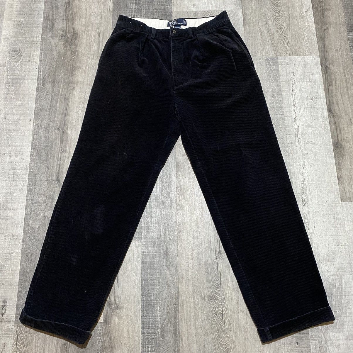 Polo Ralph Lauren VTG Polo Ralph Lauren Andrew Pant Dark Blue Corduroy ...