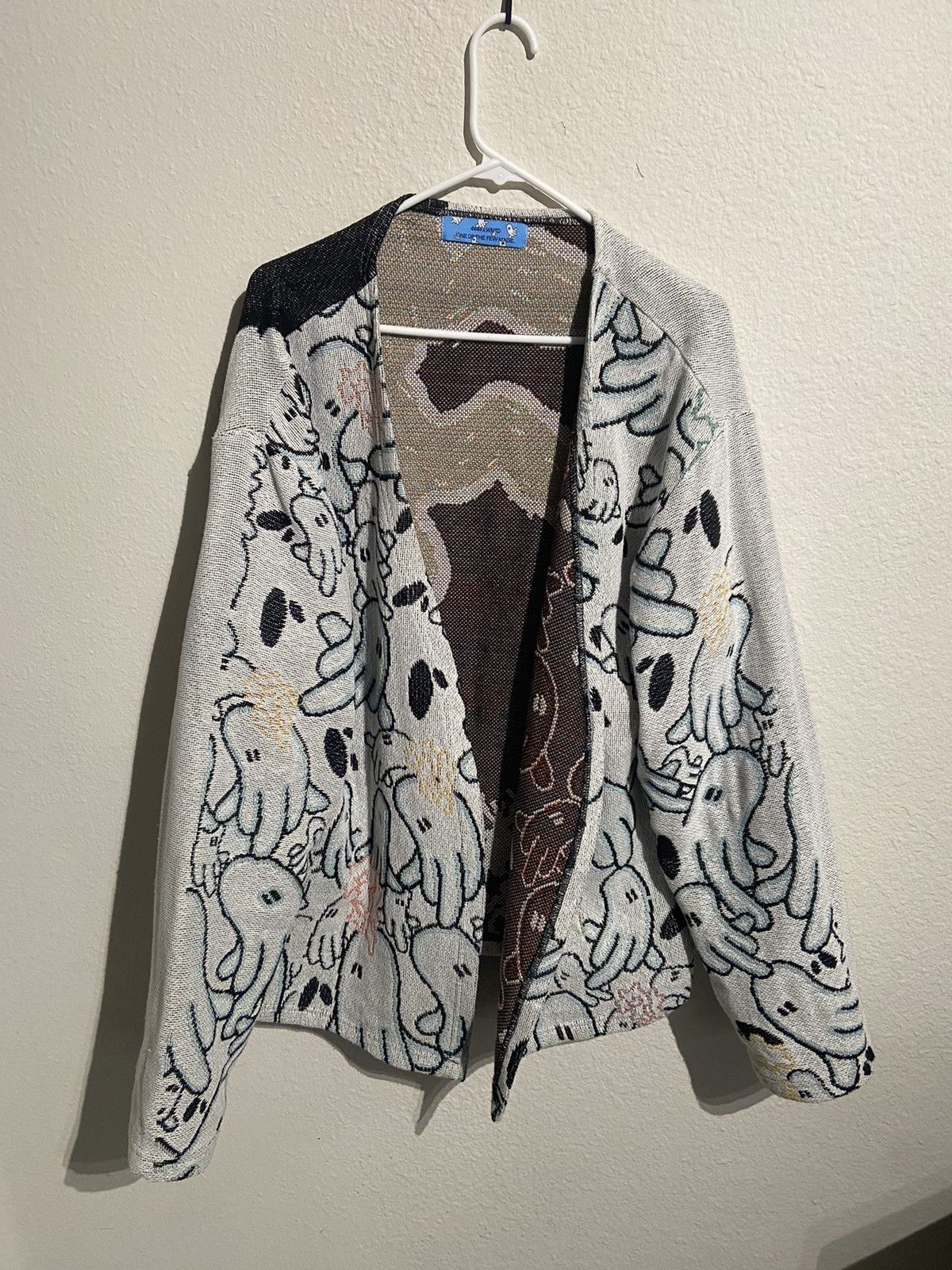 4x1111 Blu Boy x WNTD Apparel Cardigan | Grailed