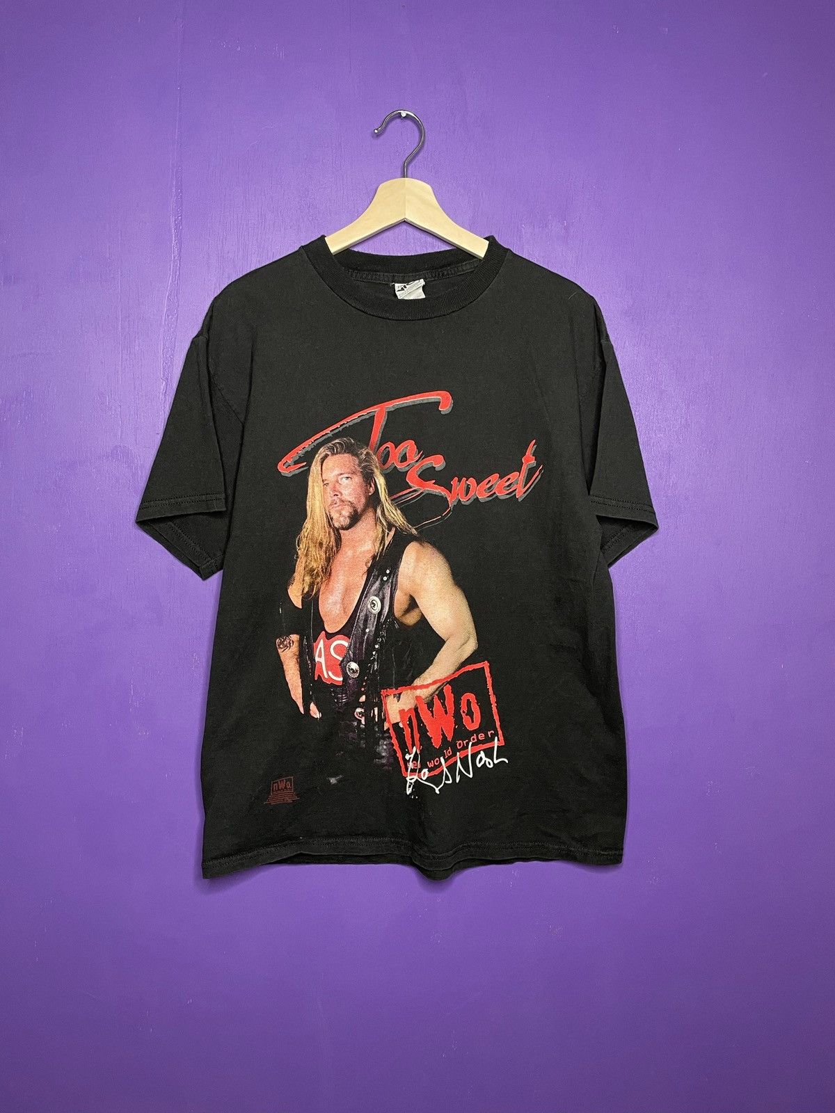 Vintage Vintage Kevin Nash NWO/WCW too sweet t-shirt | Grailed