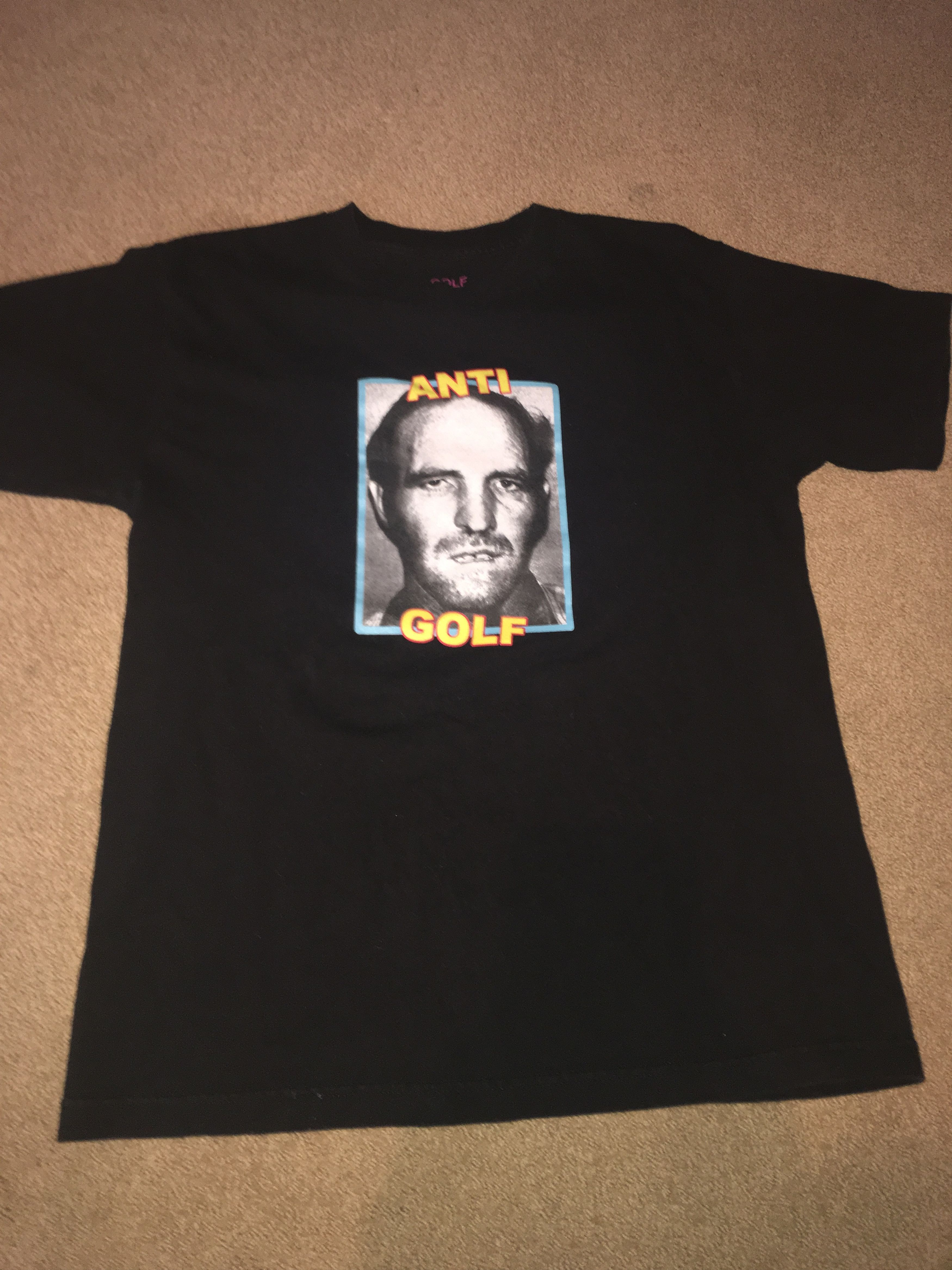 Golf Wang anti golf tshirt black | Grailed