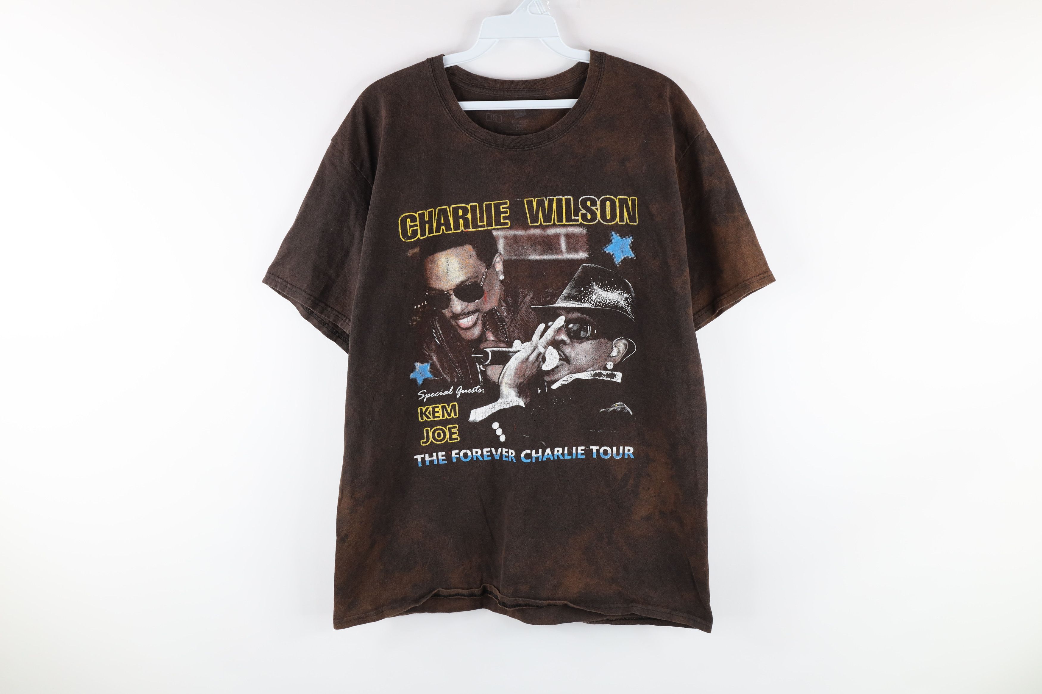 Streetwear × Vintage Streetwear Acid Wash Charlie Wilson Kem Joe Tour T ...