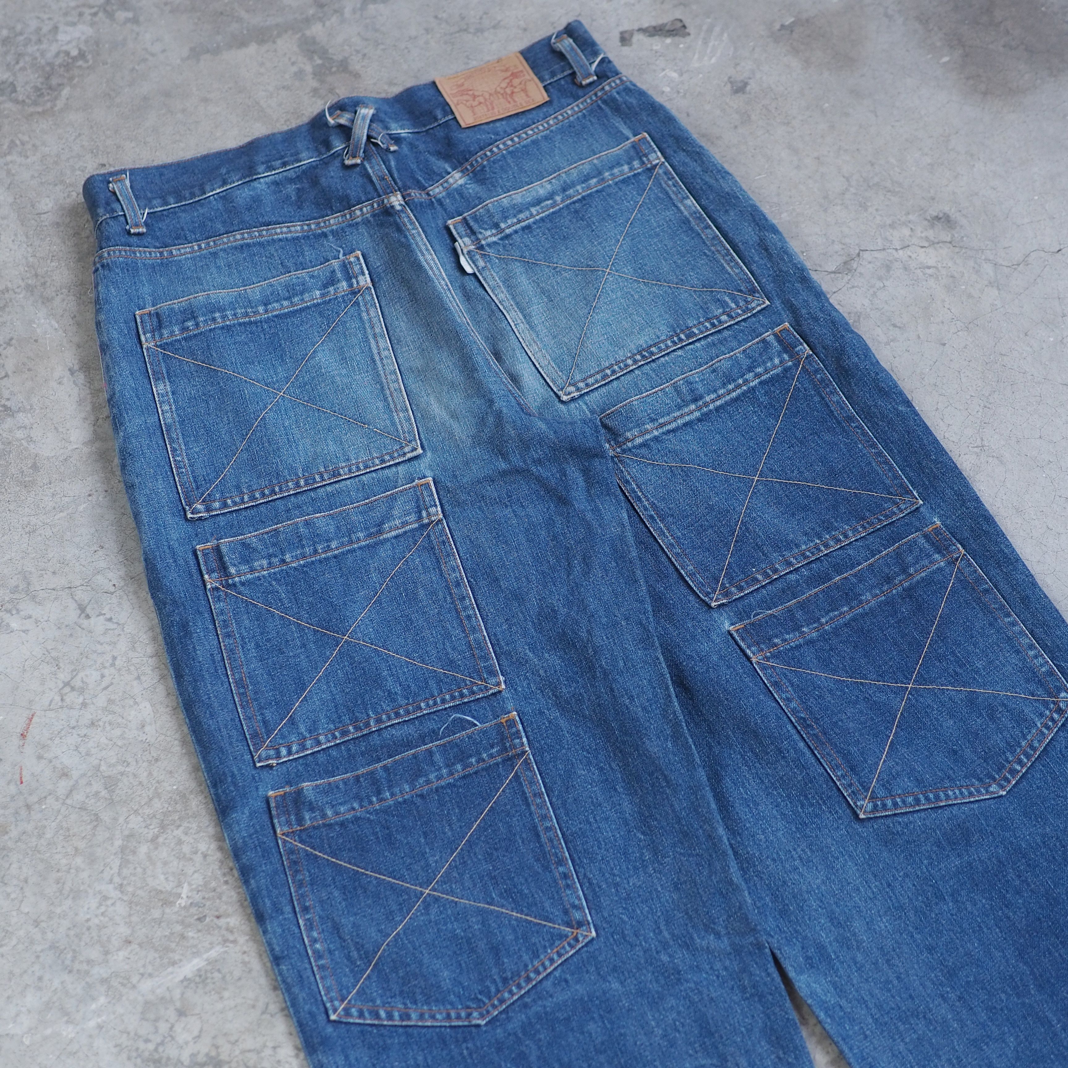 Japanese Brand 20471120 Hyoma Double Sex 6 Pocket Denim Jeans | Grailed