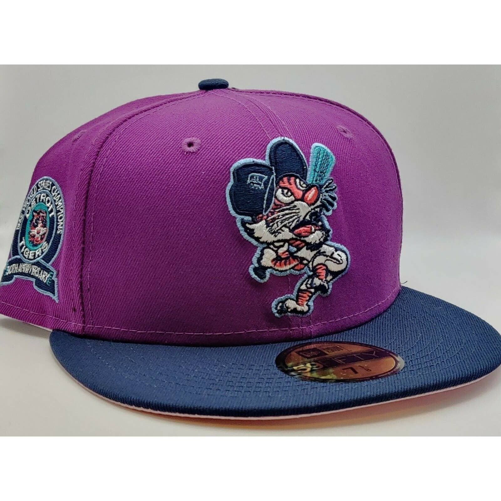 New Era New Era 59Fifty Purple Detroit Tigers Fitted Hat - 7 3/8 | Grailed