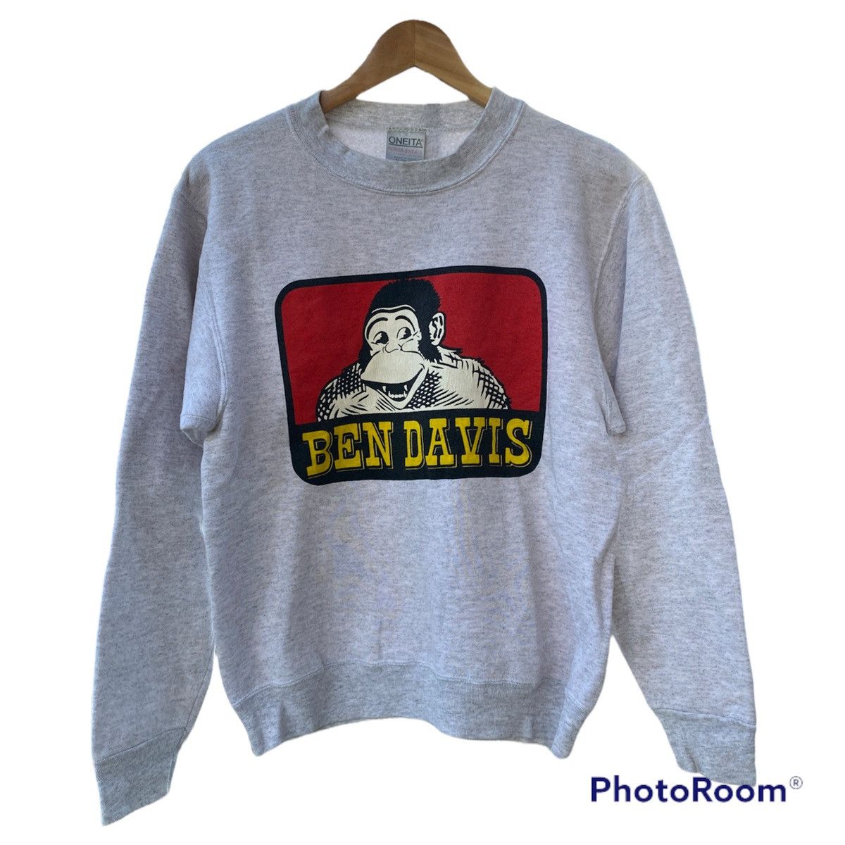 Vintage Ben davis iconic biglogo sweatshirt | Grailed