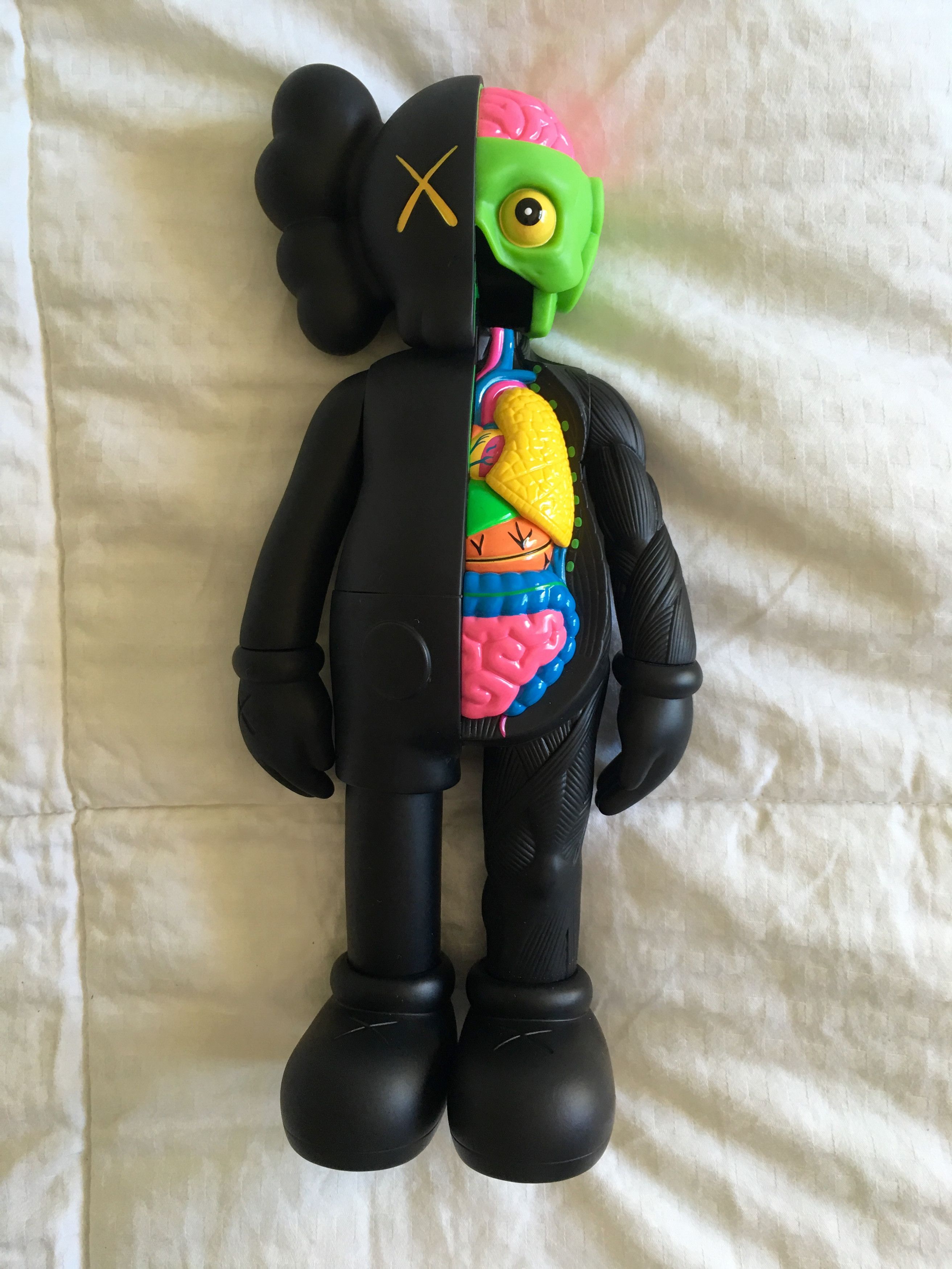 Kaws KAWS Flayed Black COMPANION Figure | Grailed