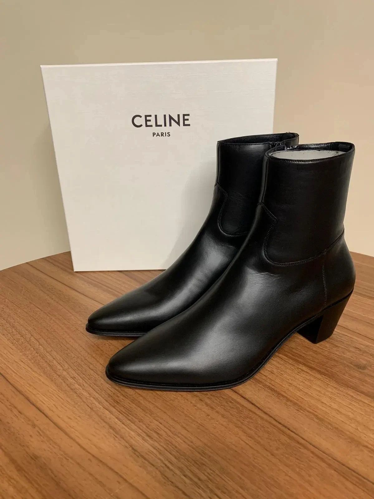 Celine Jacno 60 Boots in Black | Grailed