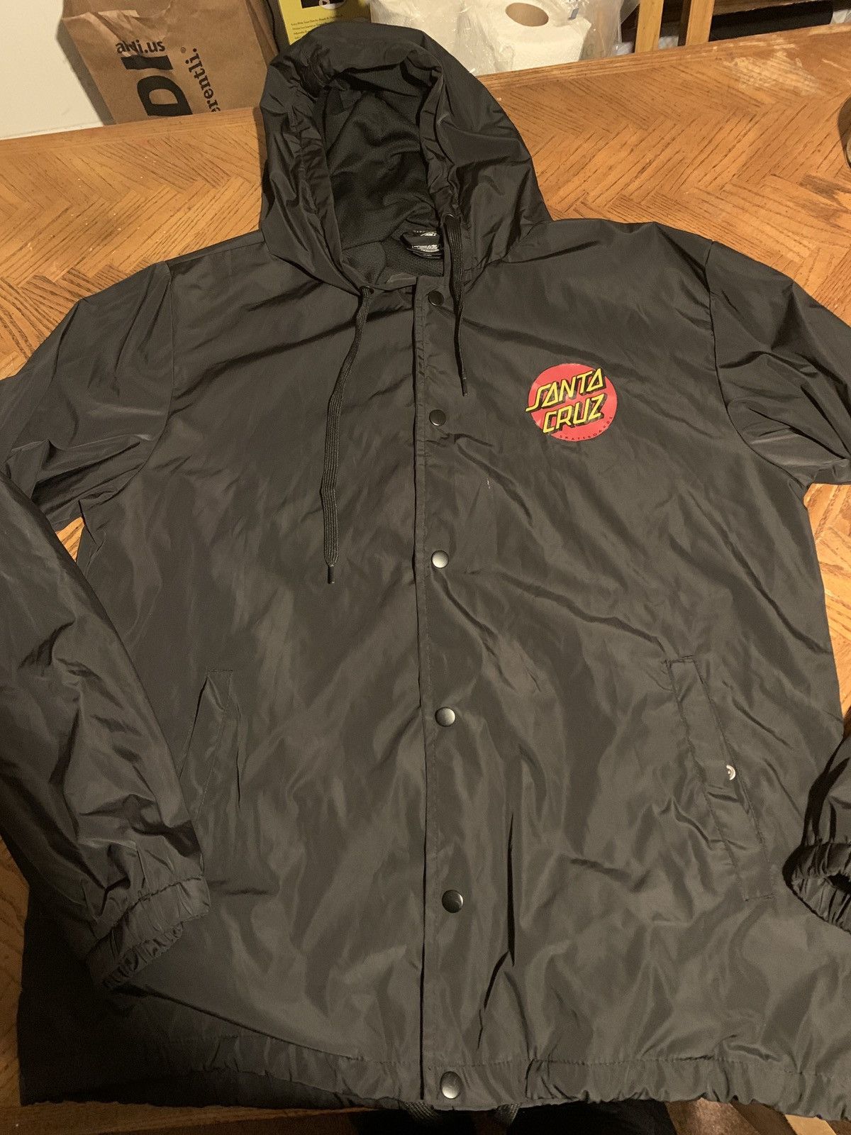Santa Cruz Skateboards Santa Cruz Windbreaker button jacket | Grailed