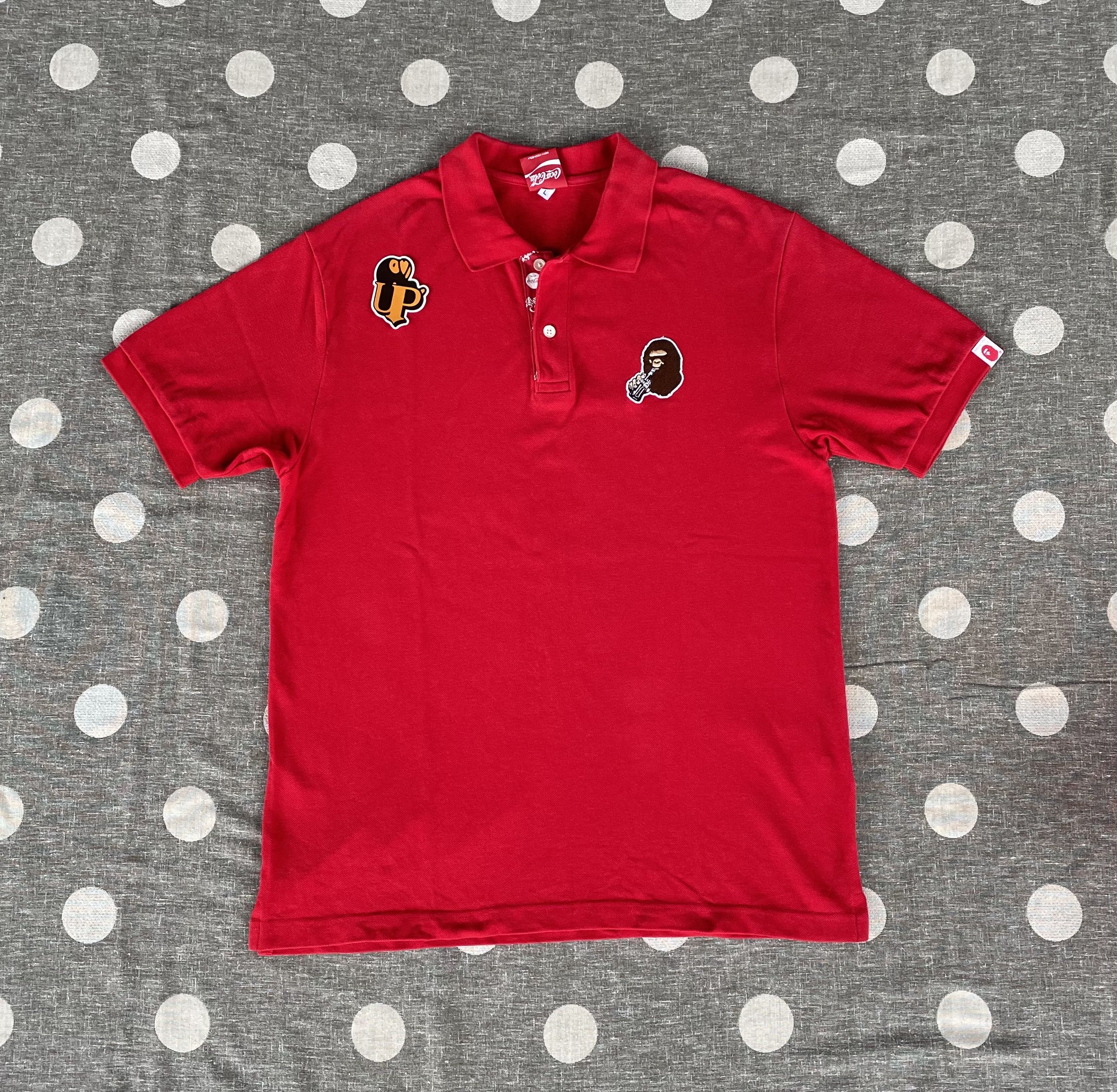 Bape Bape x Coca Cola Polo Shirt | Grailed