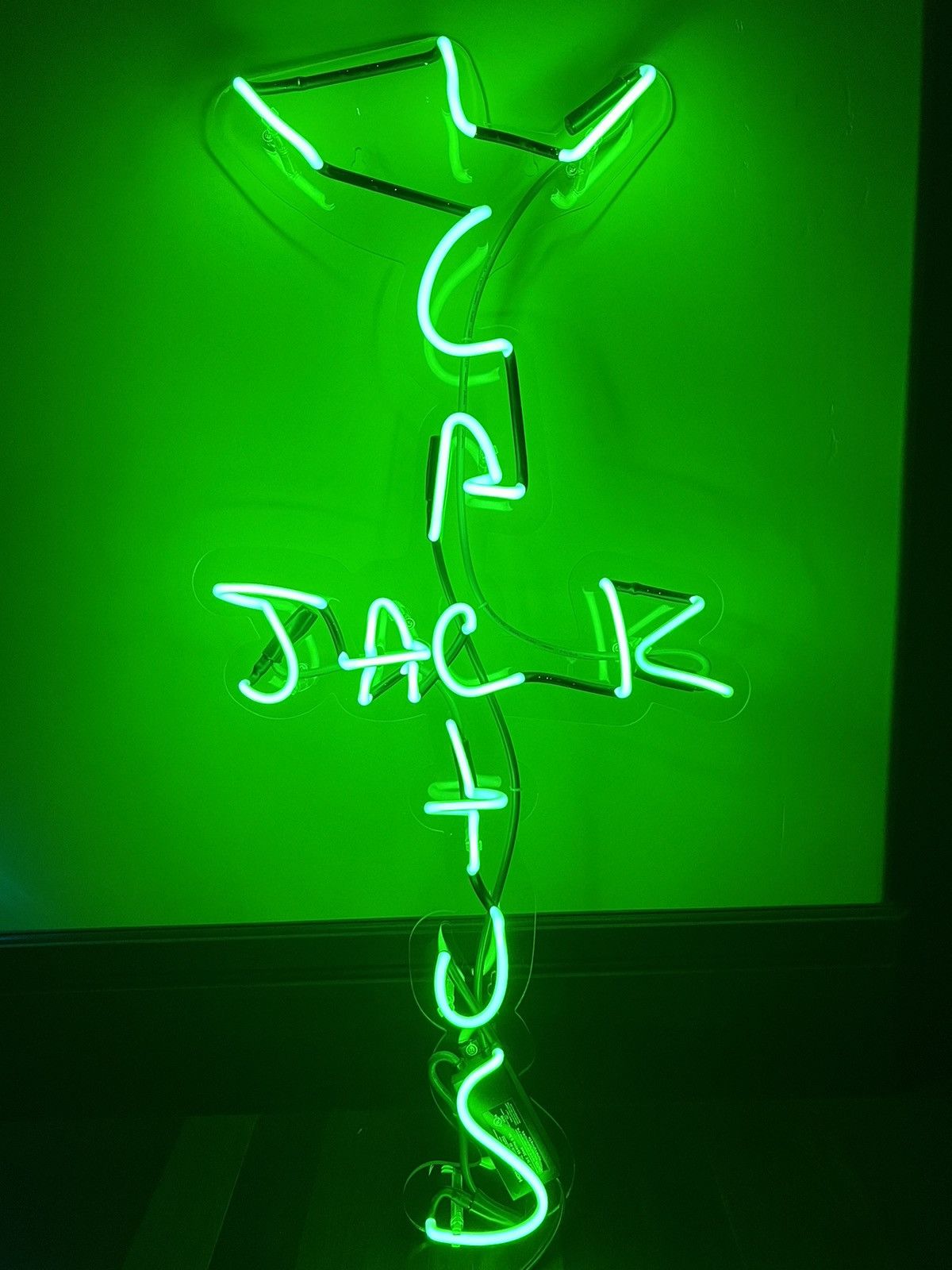 Travis Scott Travis Scott Cactus Jack Neon Room Sign | Grailed