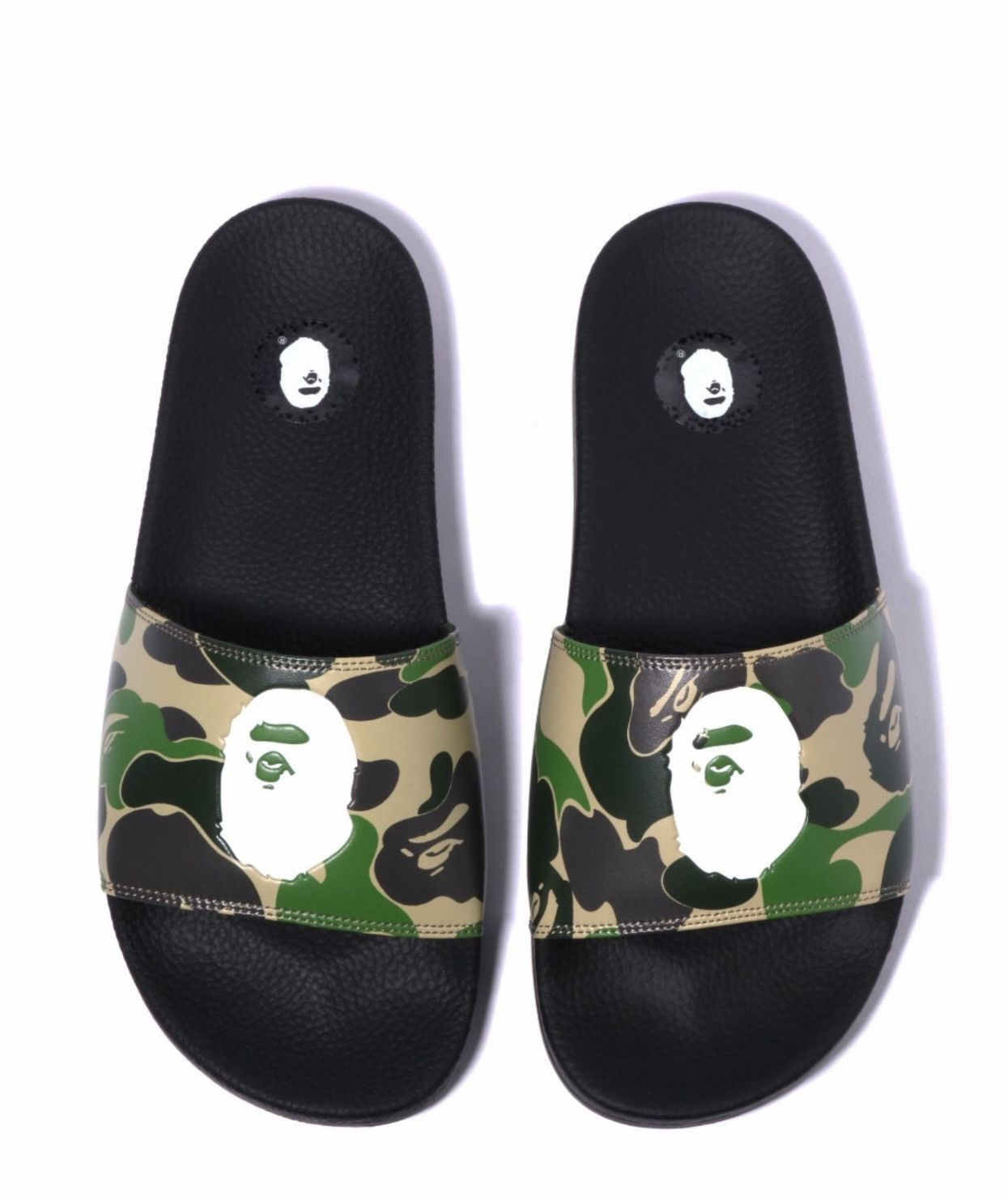 Bape BAPE ABC CAMO SLIDE SANDALS | Grailed
