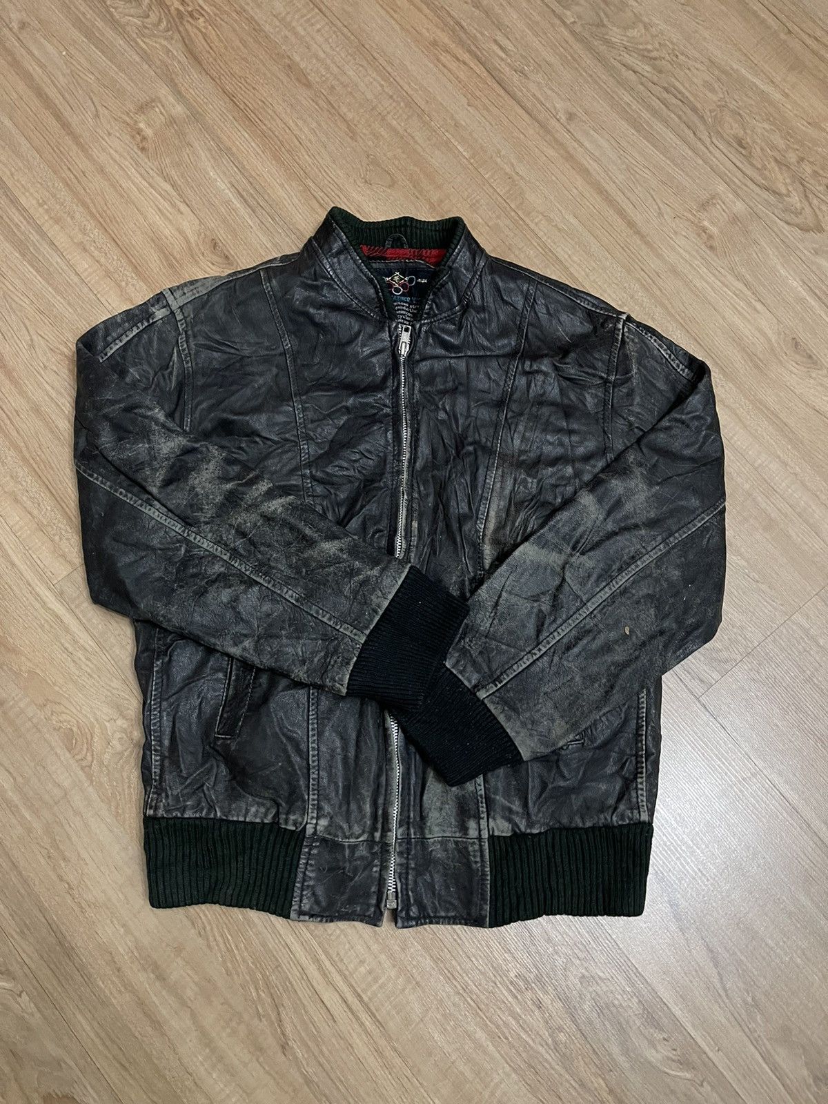 Leather Jacket × Vintage Vintage Olympic Leather jacket | Grailed