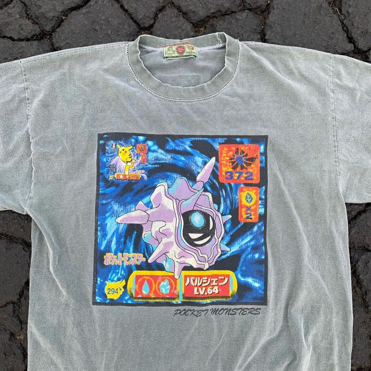 Pokemon × Vintage Vintage 90s Rare Pokémon Pocket Monsters T-Shirt ...