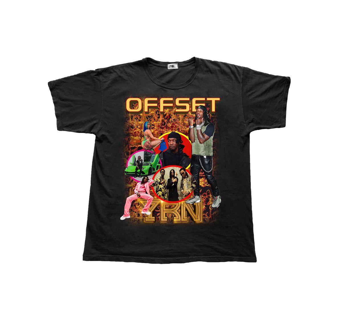 Band Tees × Migos × Rap Tees Migos Offset Rap Tee merch size L | Grailed