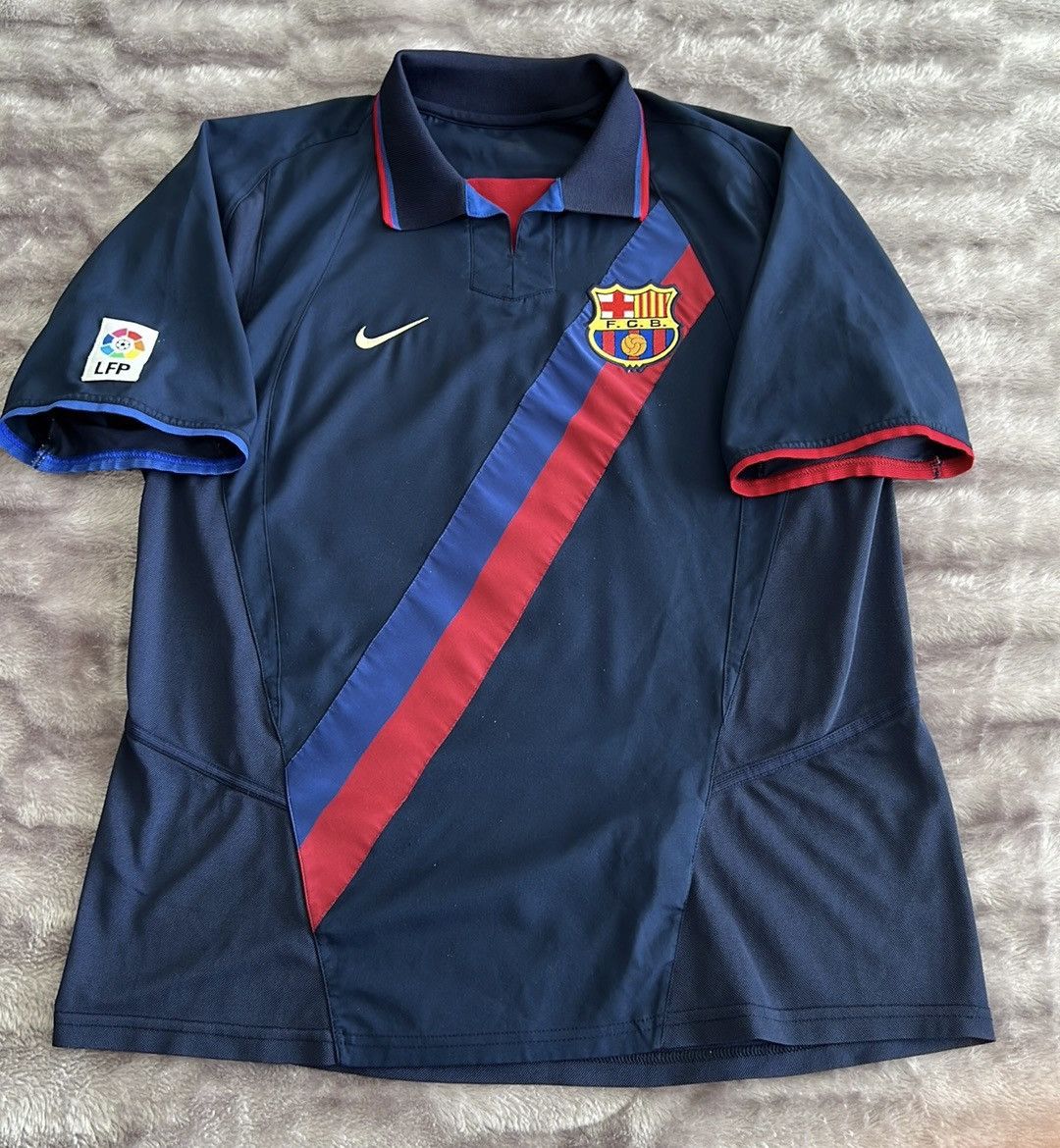 Nike Iniesta #34 FC Barcelona Away Jersey Mens Small | Grailed