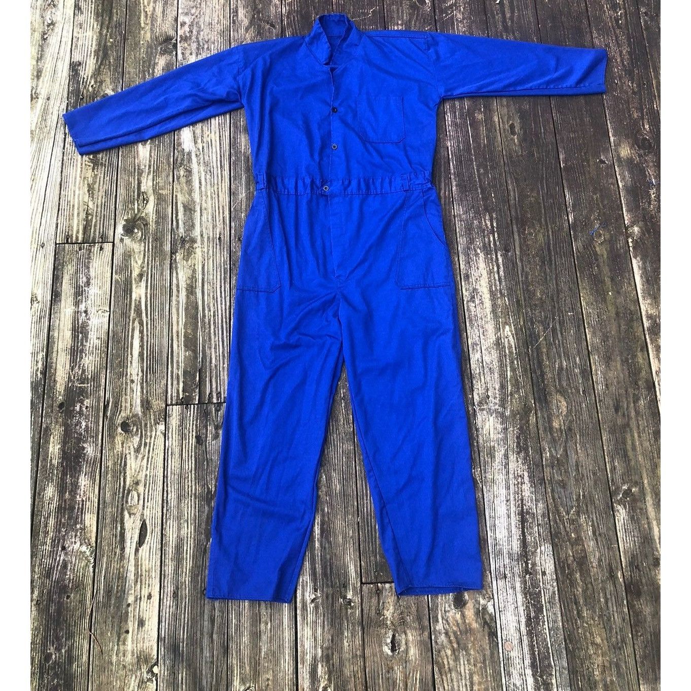 Vintage Vintage Royal Blue Worker Suit Utility Suit | Grailed