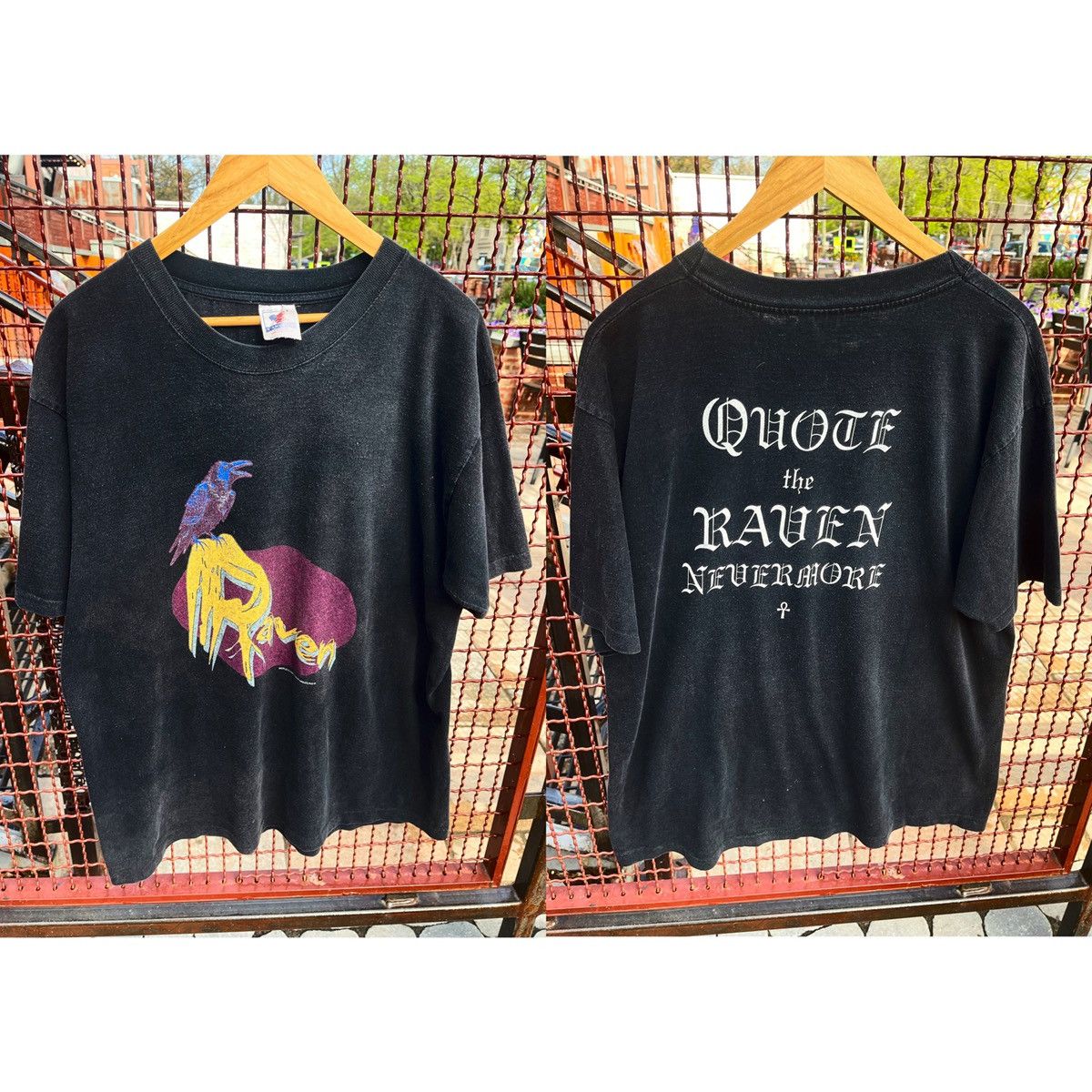 Vintage 90’s Vintage WCW “RAVEN” Single-Stitched Wrestling Tee | Grailed