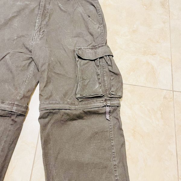 Vintage VINTAGE BAGGY WIDE LEG ZIP OFF CARGO PANTS! | Grailed