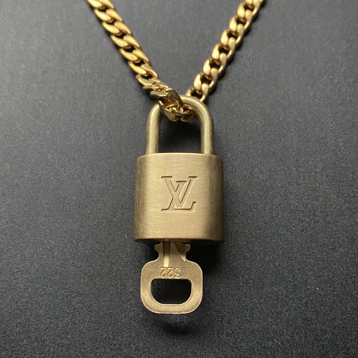 Louis Vuitton Louis Vuitton Lock, Key, & Gold Necklace | Grailed