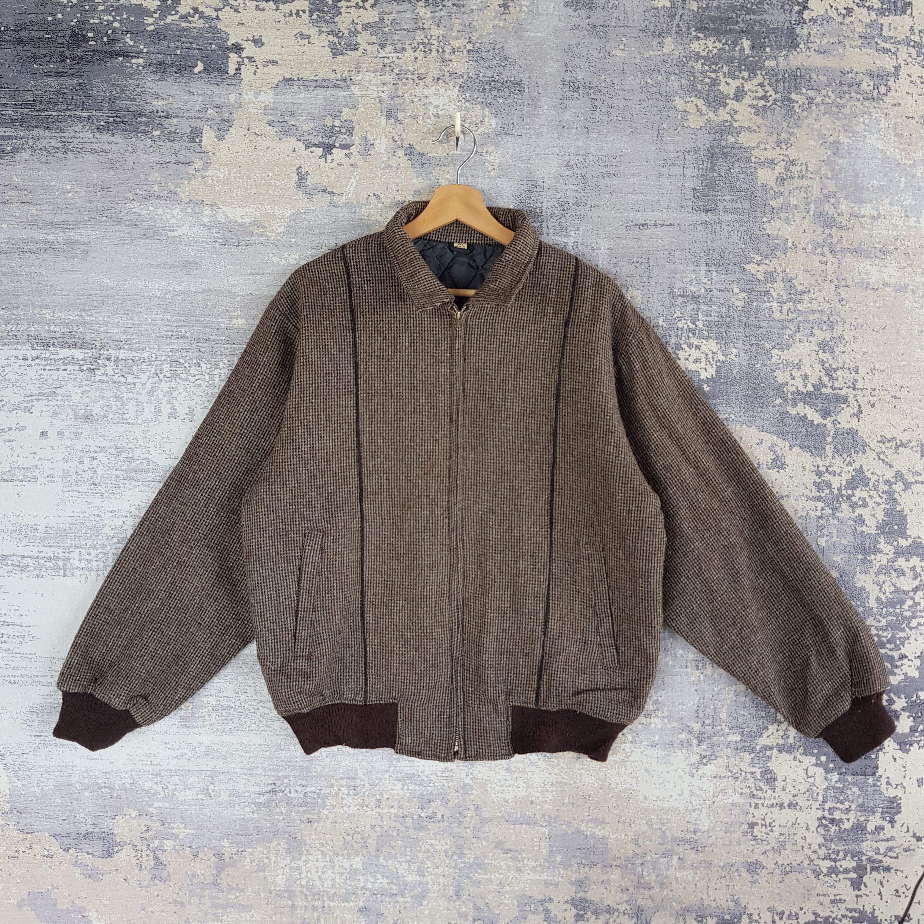 Vintage Vintage Japanese Harrington Jacket Japanese Wool Jacket | Grailed