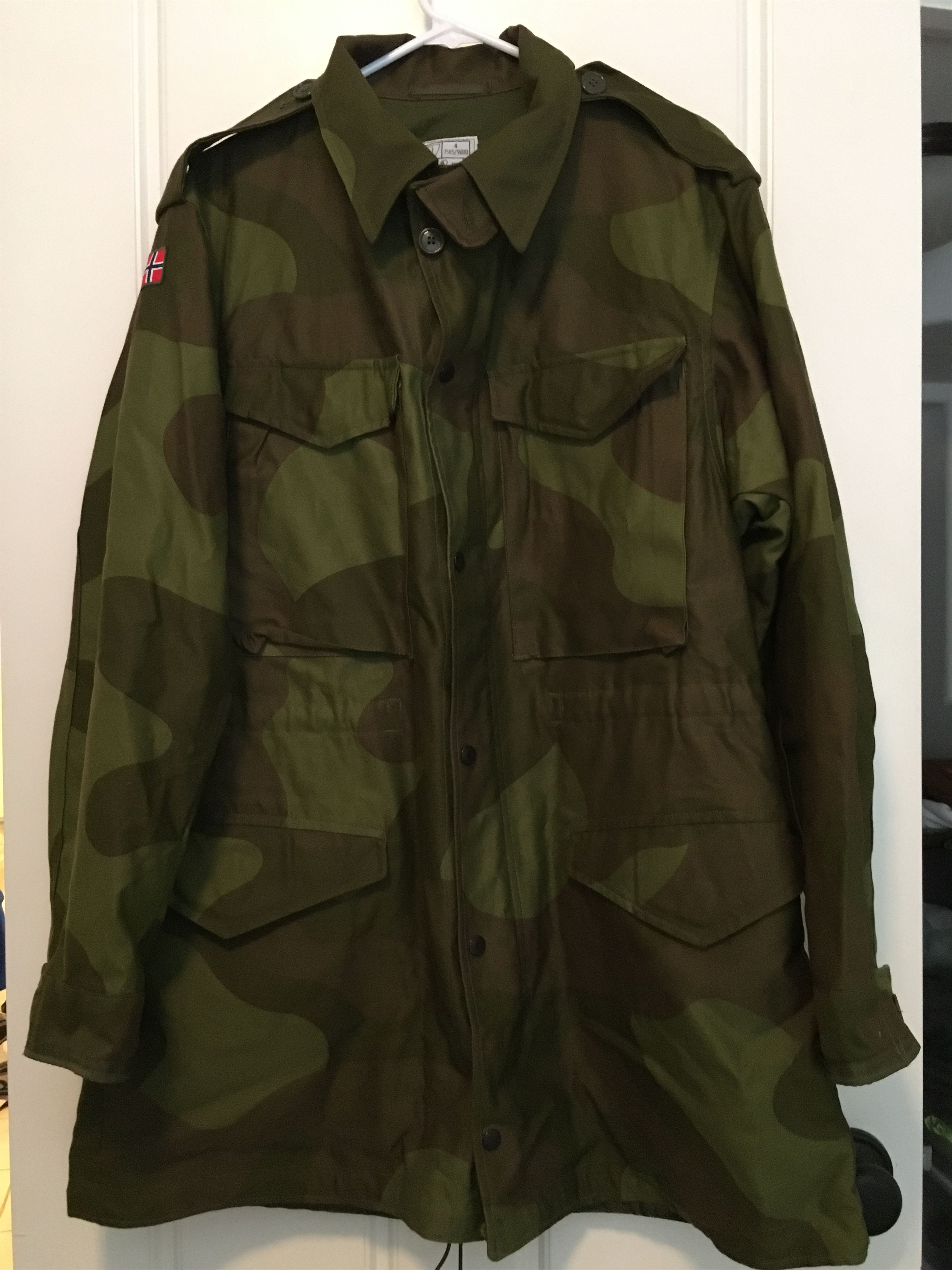 Military Norwegian M75 Camo Field Jacket | Grailed